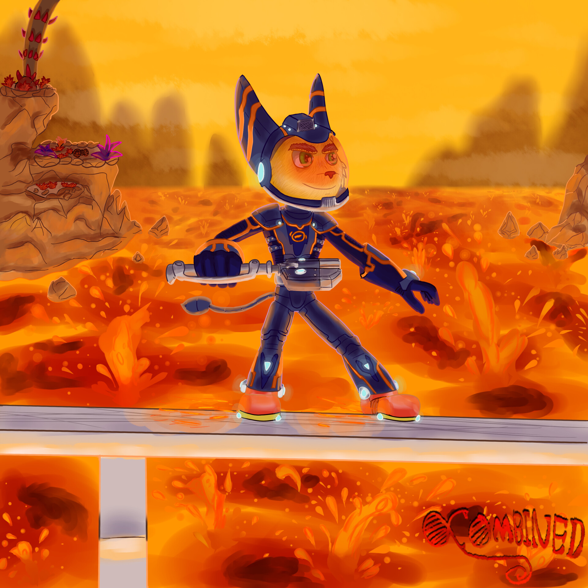 ArtStation - Ratchet on planet Gaspar