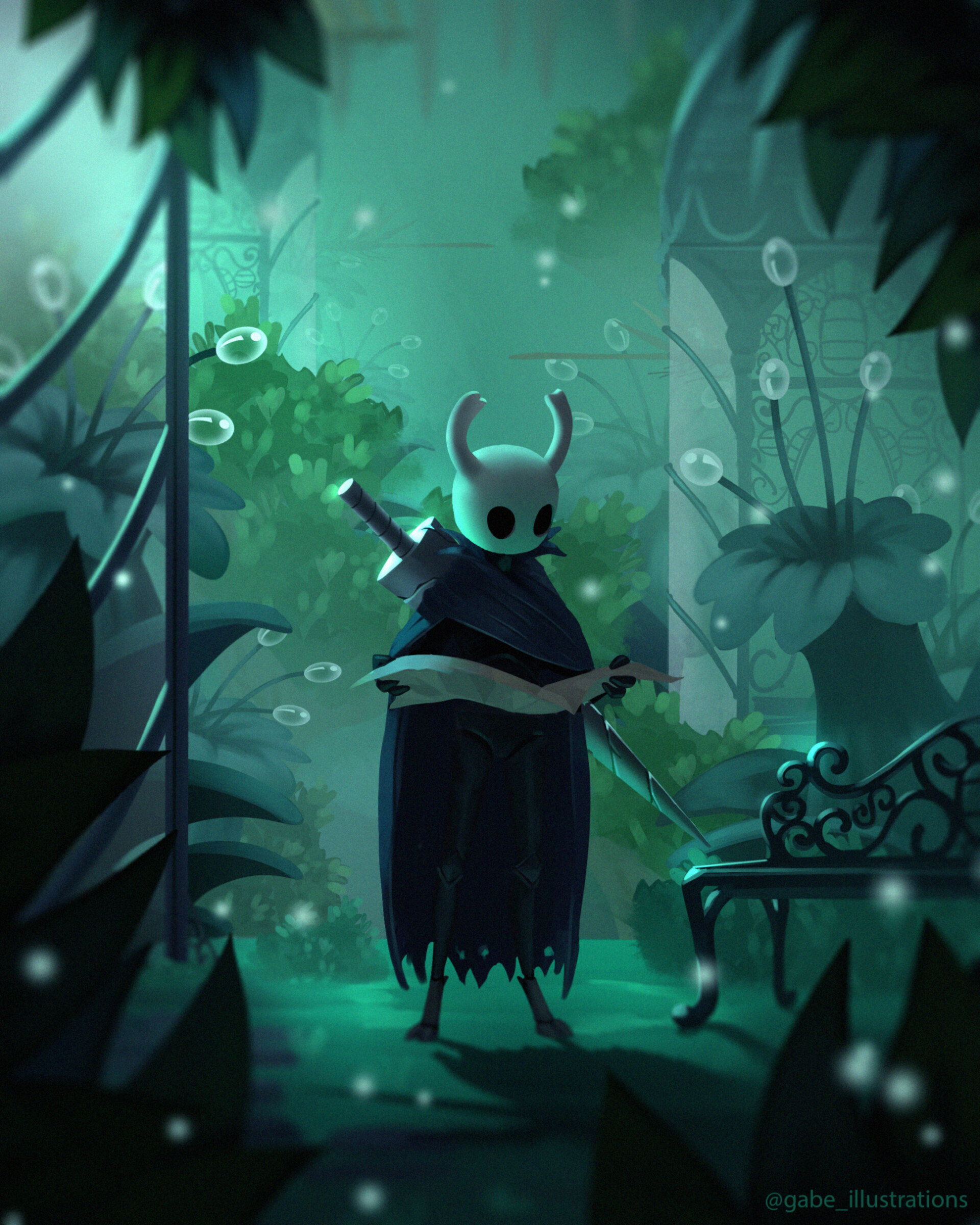 ArtStation - Hollow Knight - The Knight fanart