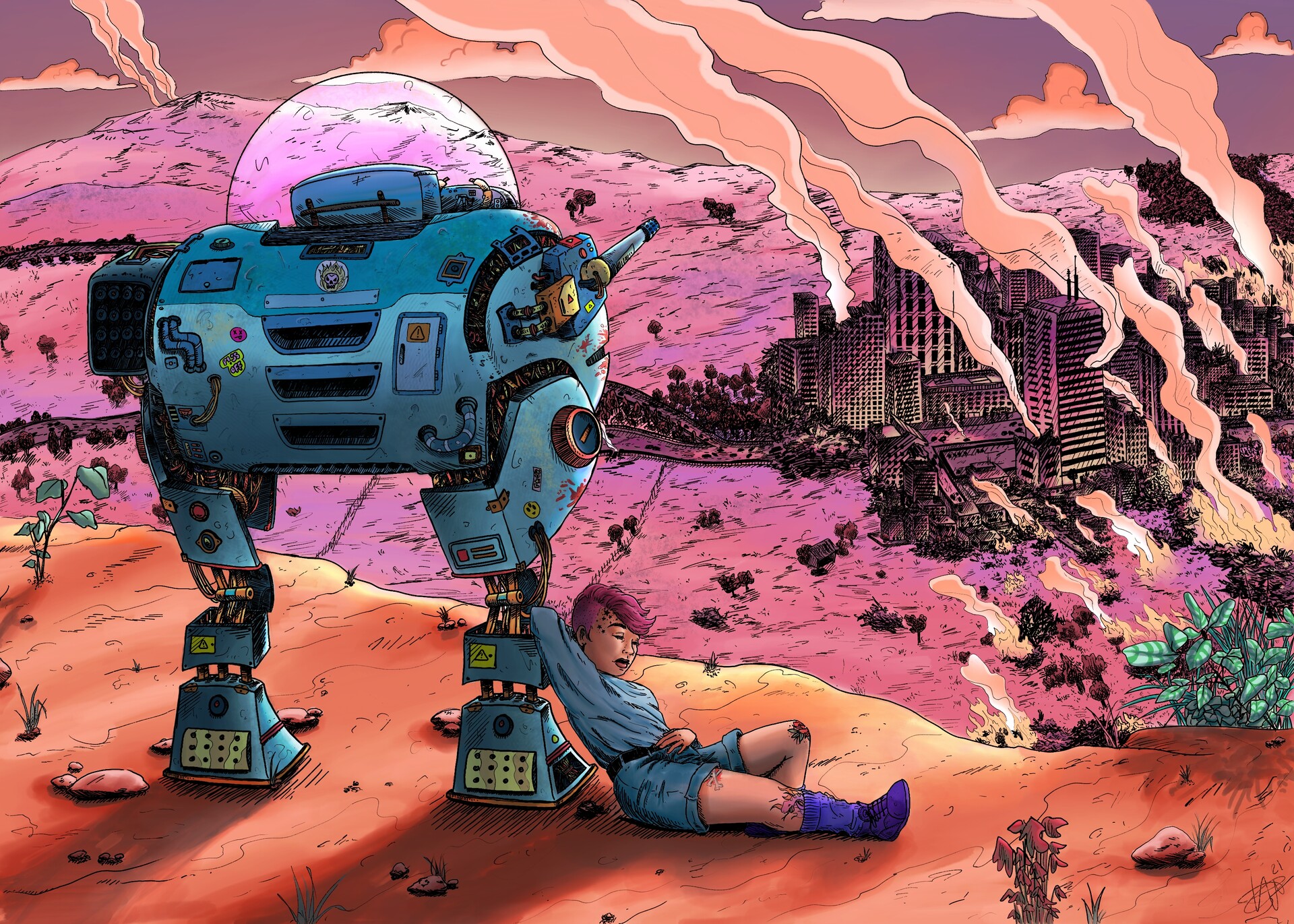 ArtStation - Burn it down