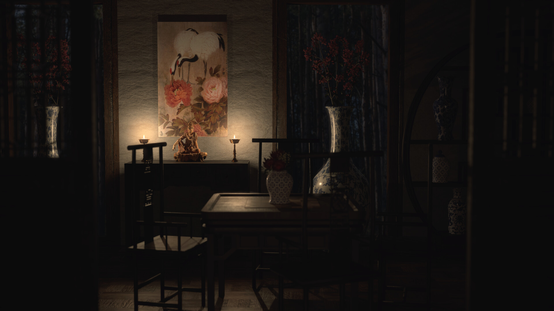 ArtStation - A Chinese scene with edited