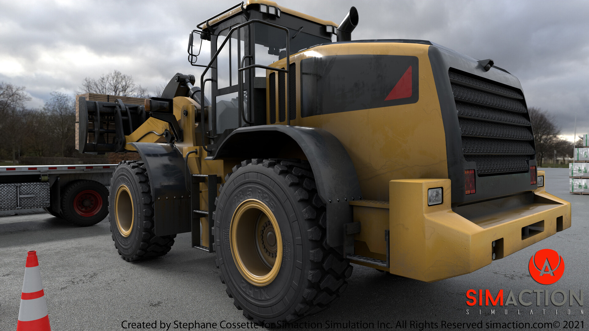ArtStation - Medium wheel loader