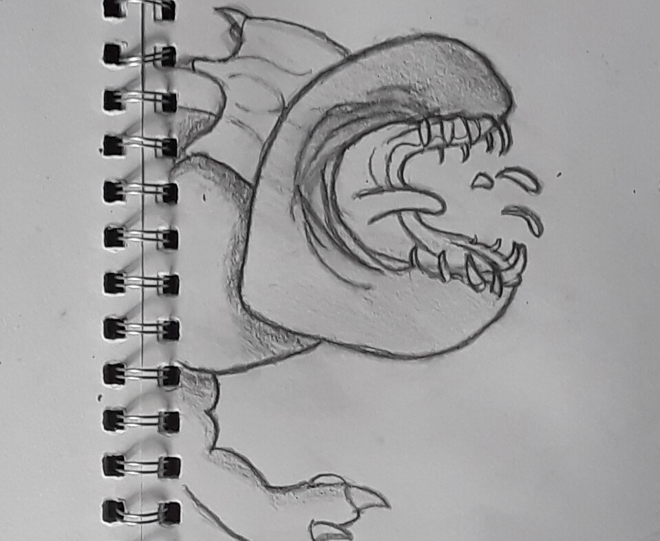 ArtStation - Oddworld - Slog Drawing