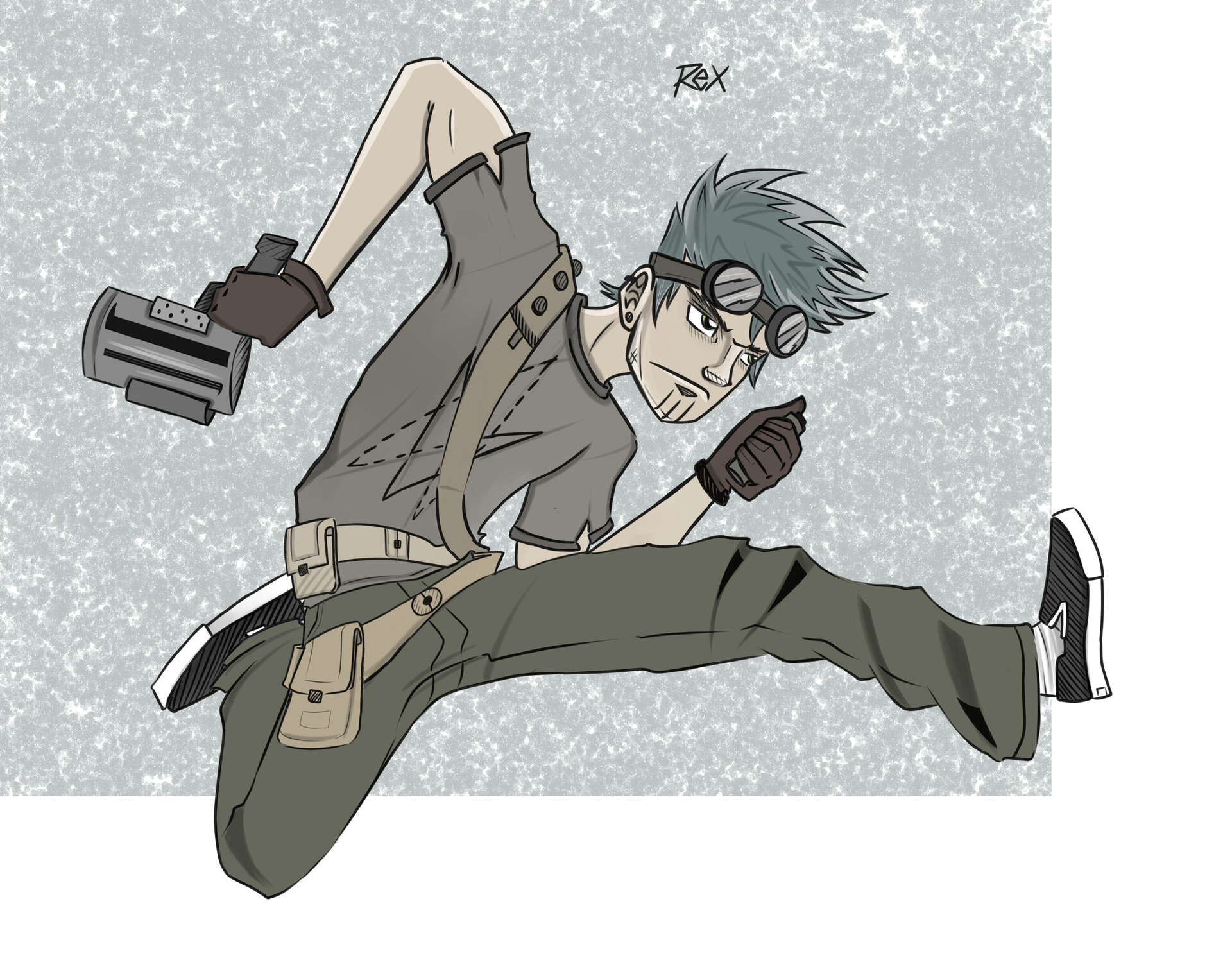 ArtStation - Rex in Rush