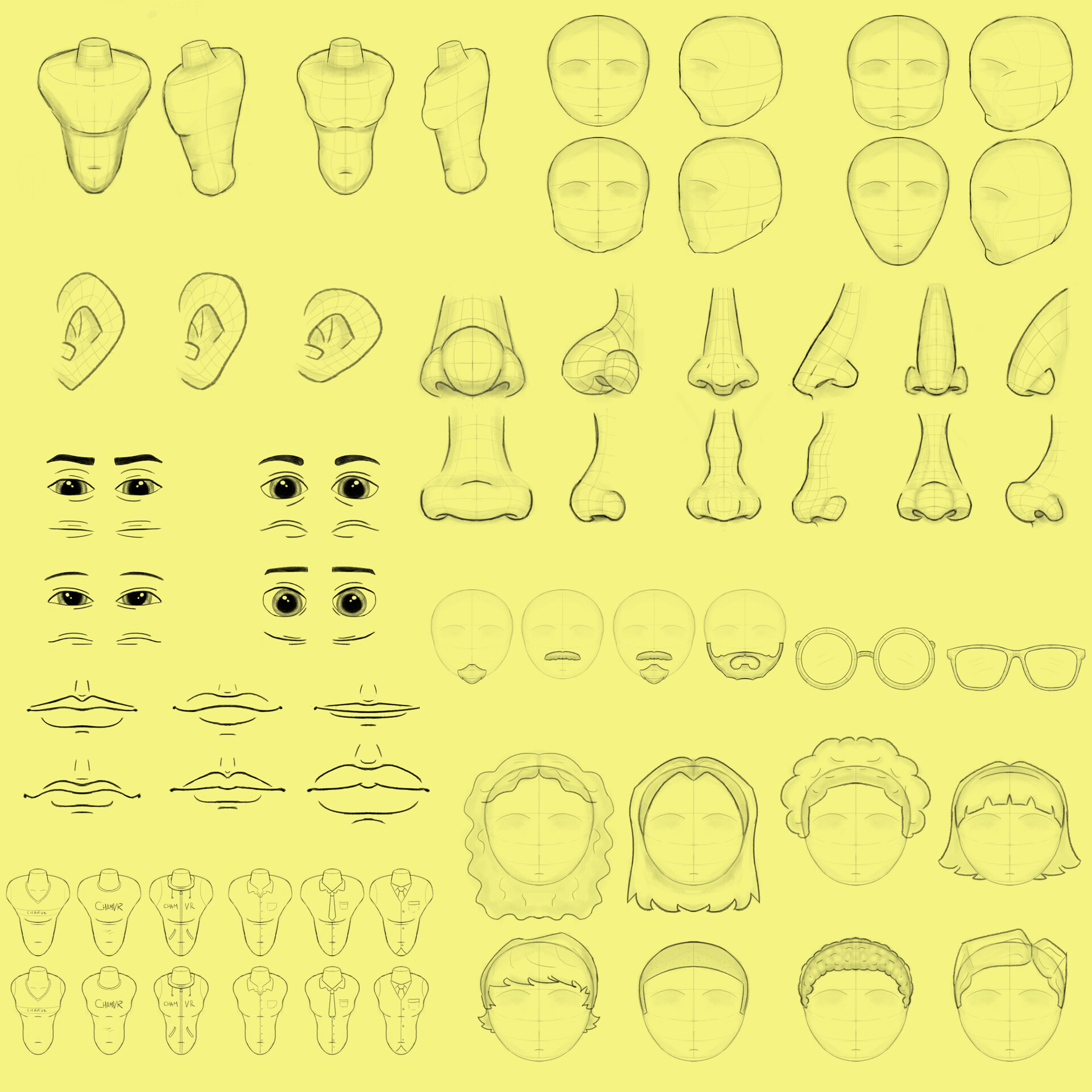 Elliot Angulo - Avatar Design, Modeling and Texturing for VR - ChamVR