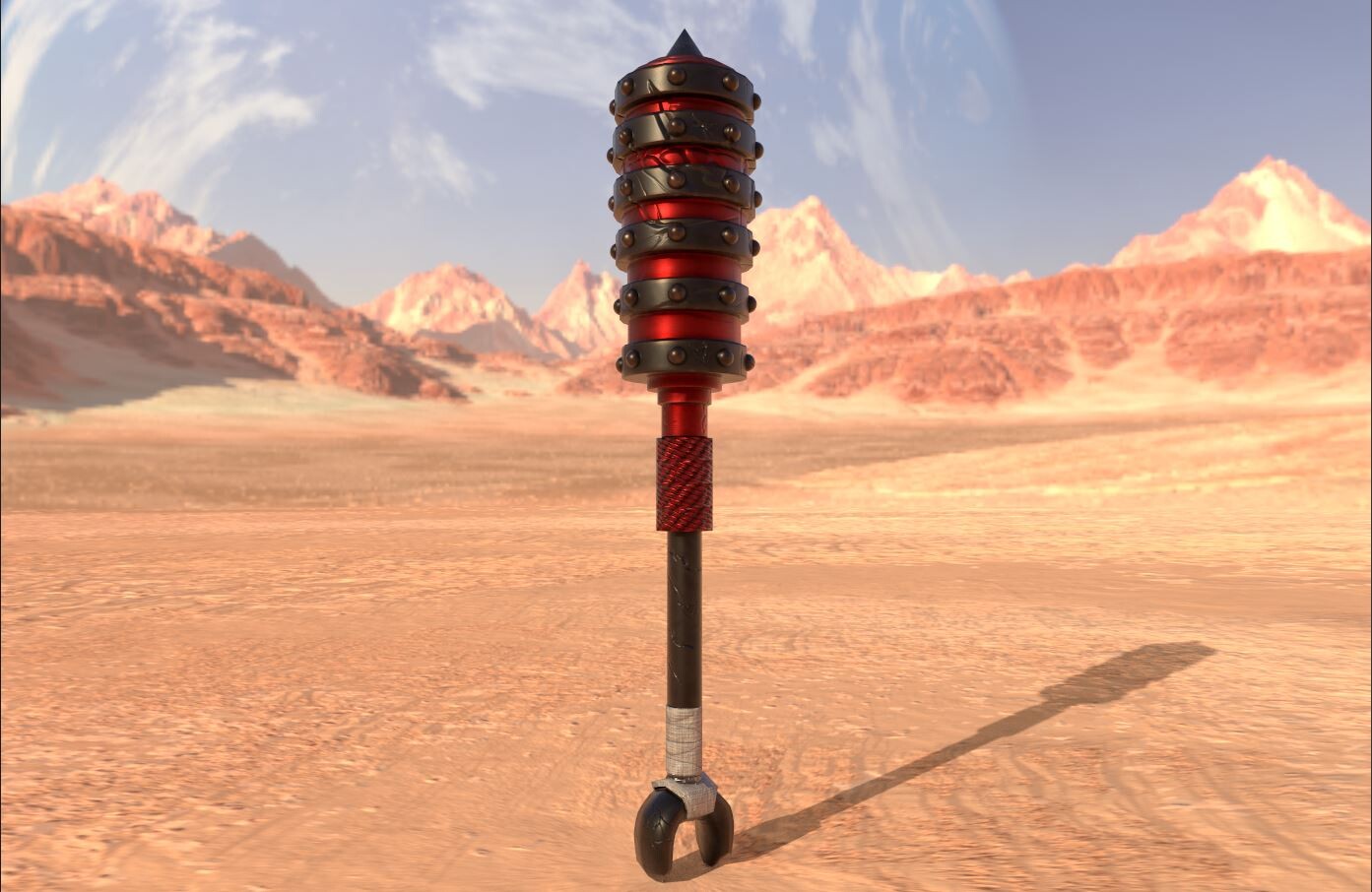 Yoshua (Everrwinter) James - Lokigun's Stylized Oni Mace