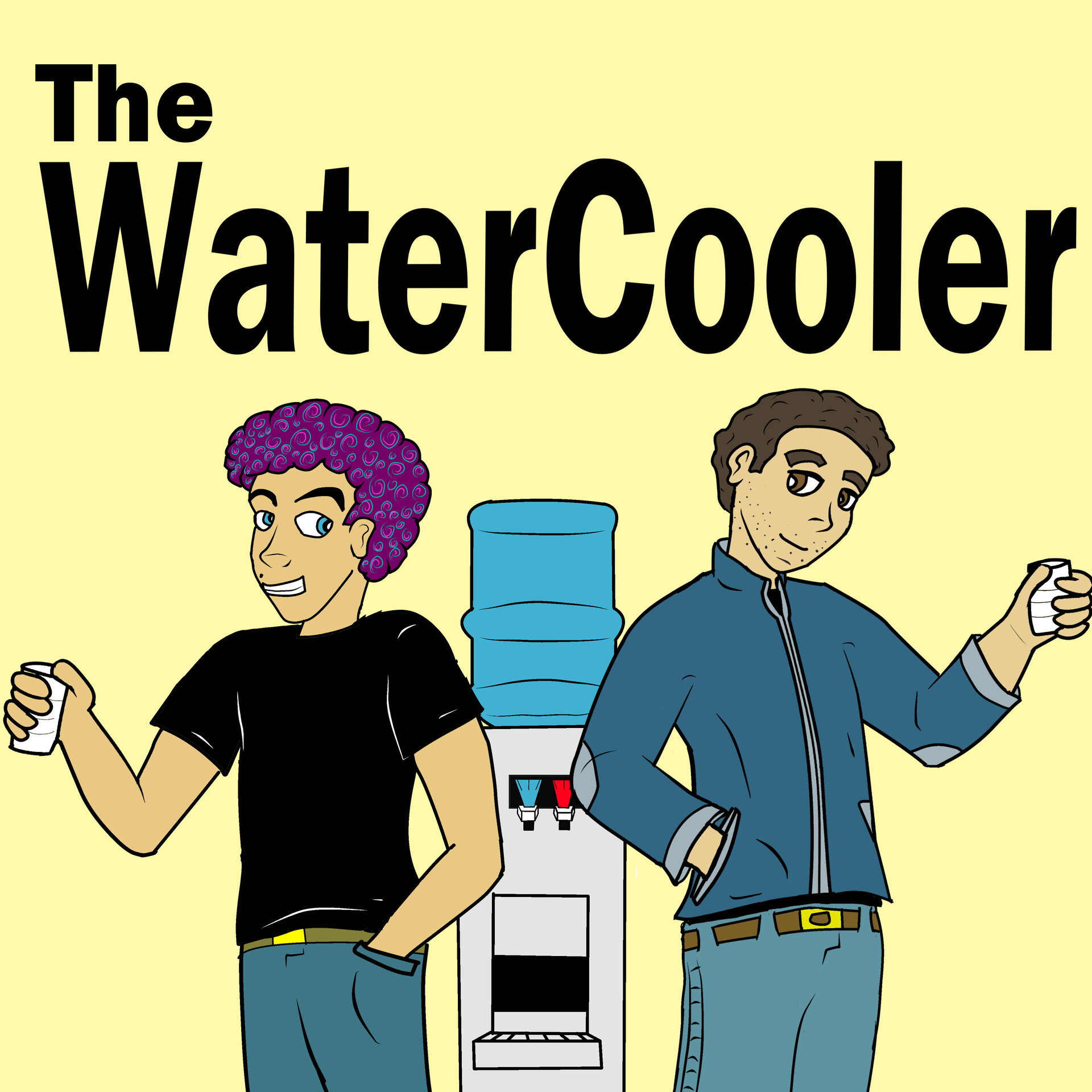 ArtStation - Water Cooler Podcast Title Card