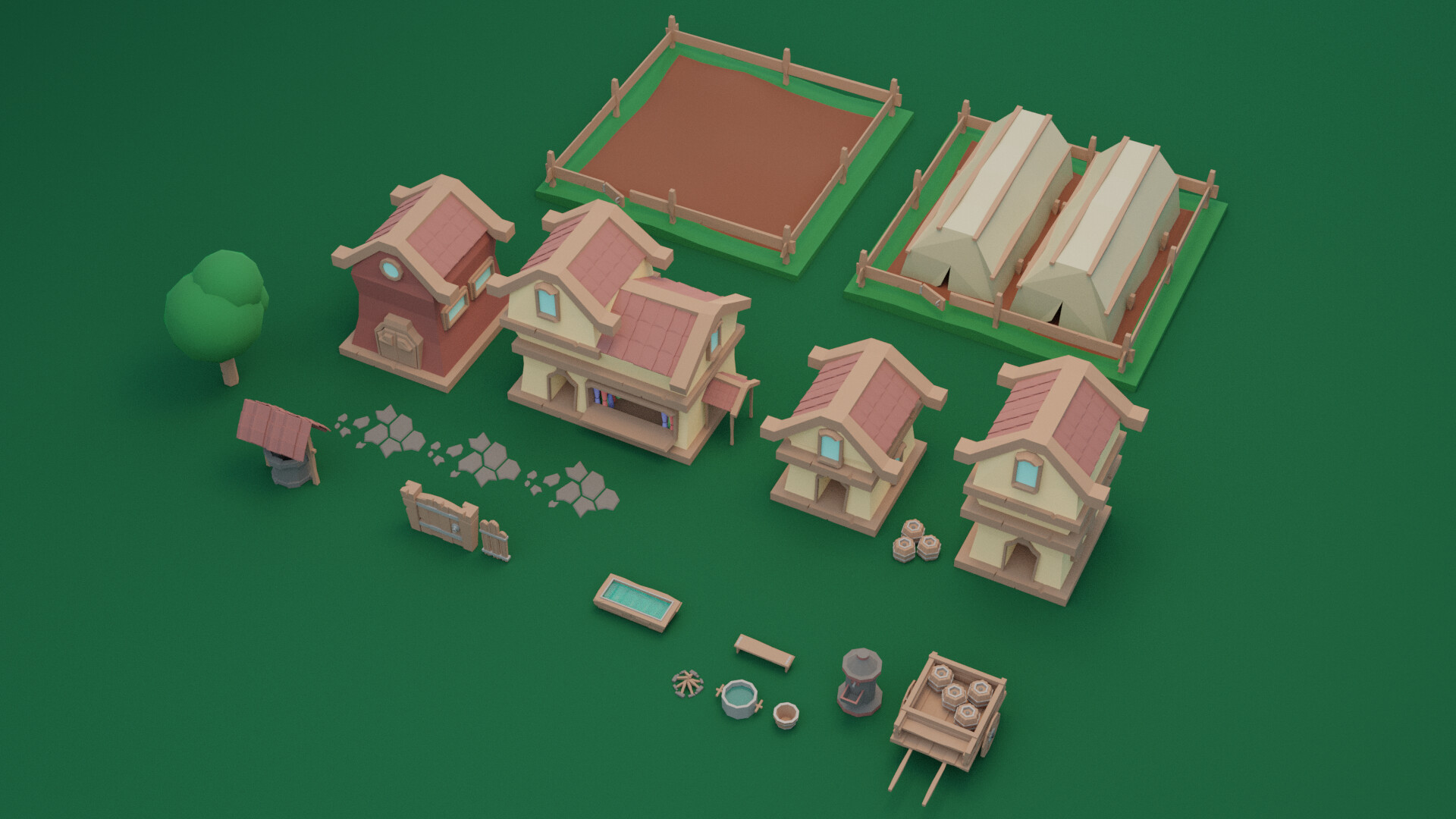 ArtStation - Old Village Asset