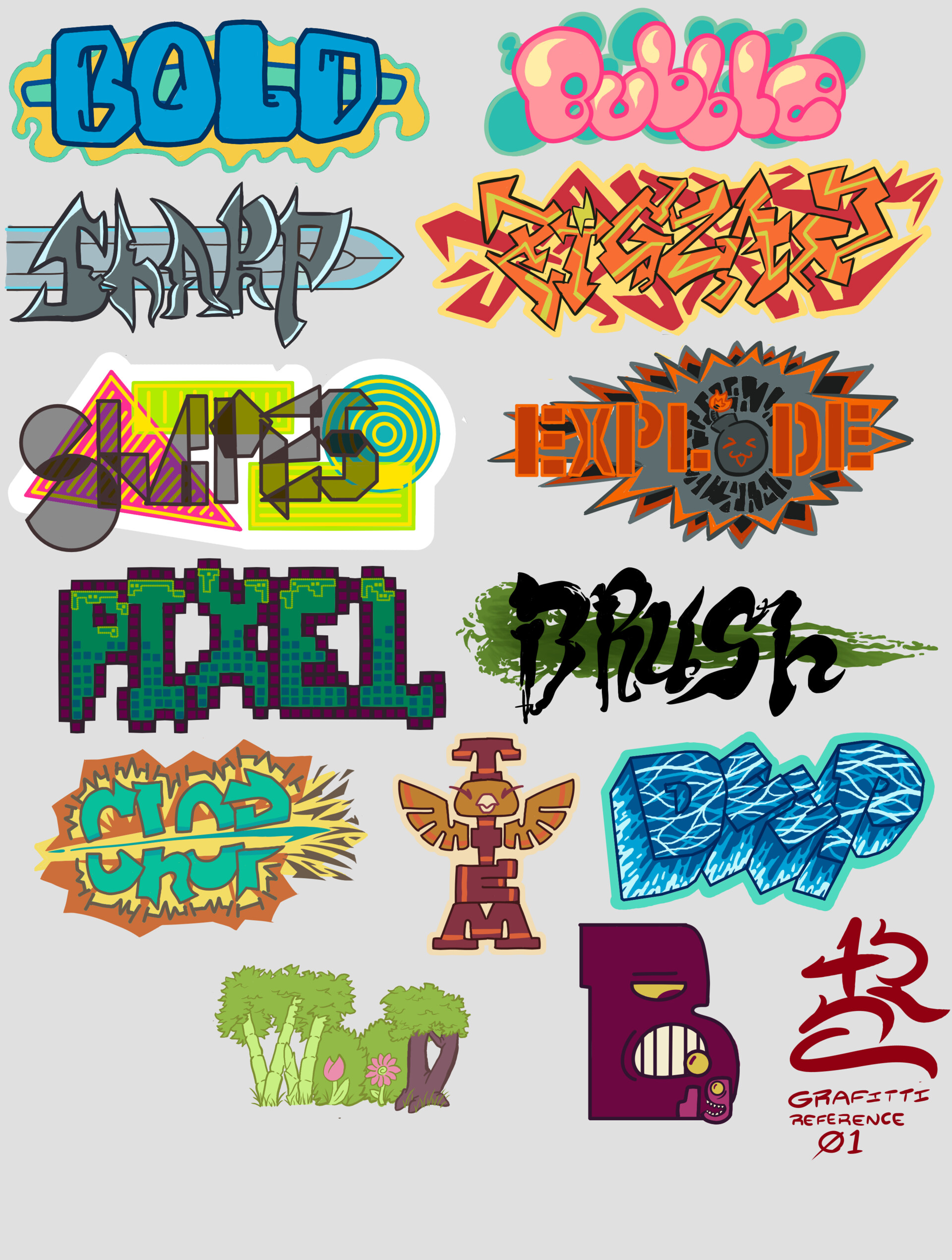 ArtStation - graffiti redraws