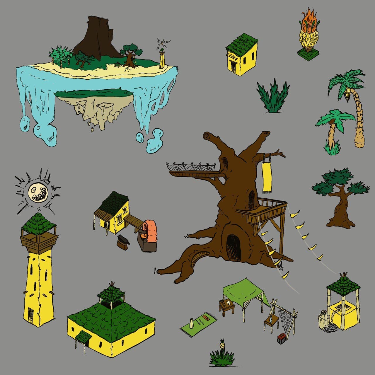 ArtStation - Pineapple Island