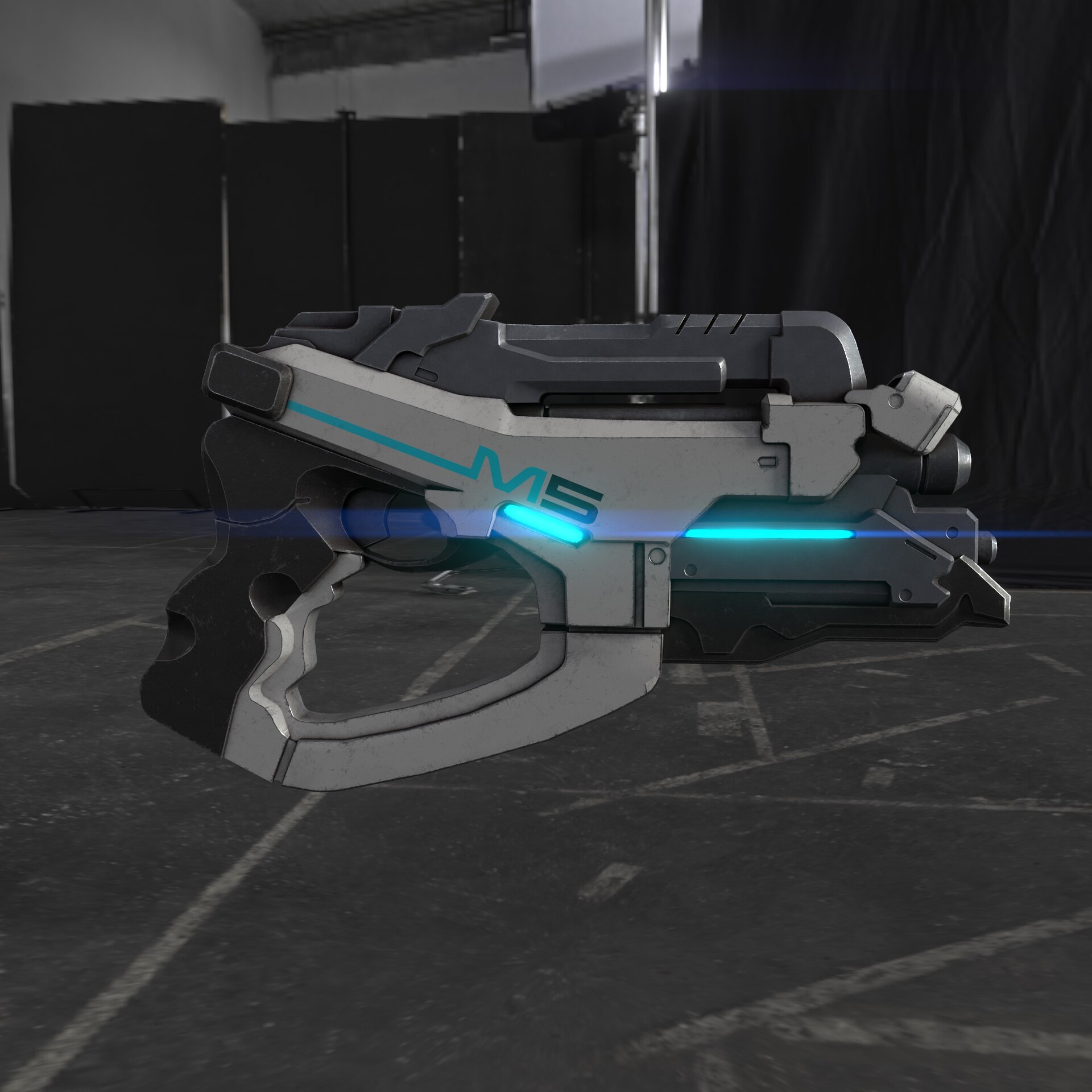 ArtStation - M5 Phalanx from Mass Effect