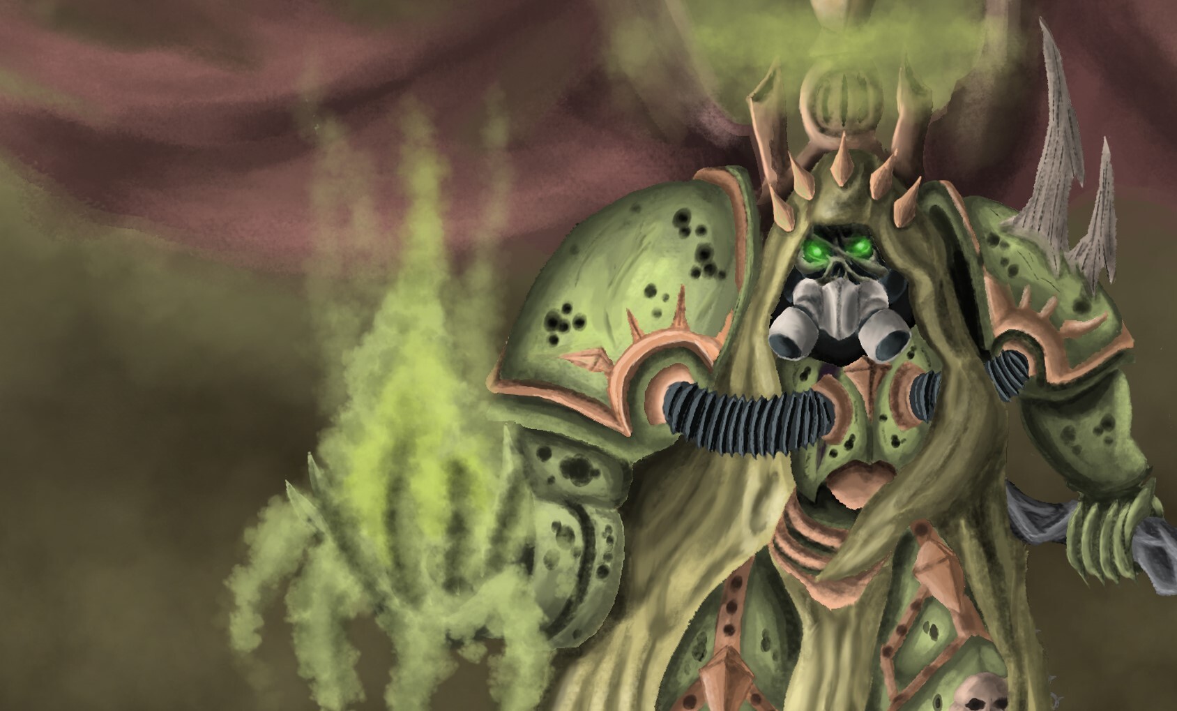 ArtStation - Mortarion, death guard primarch