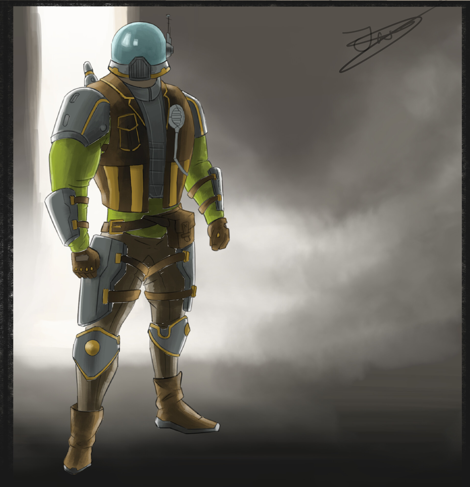 ArtStation - Spaceland 5000! Deck Security Officer