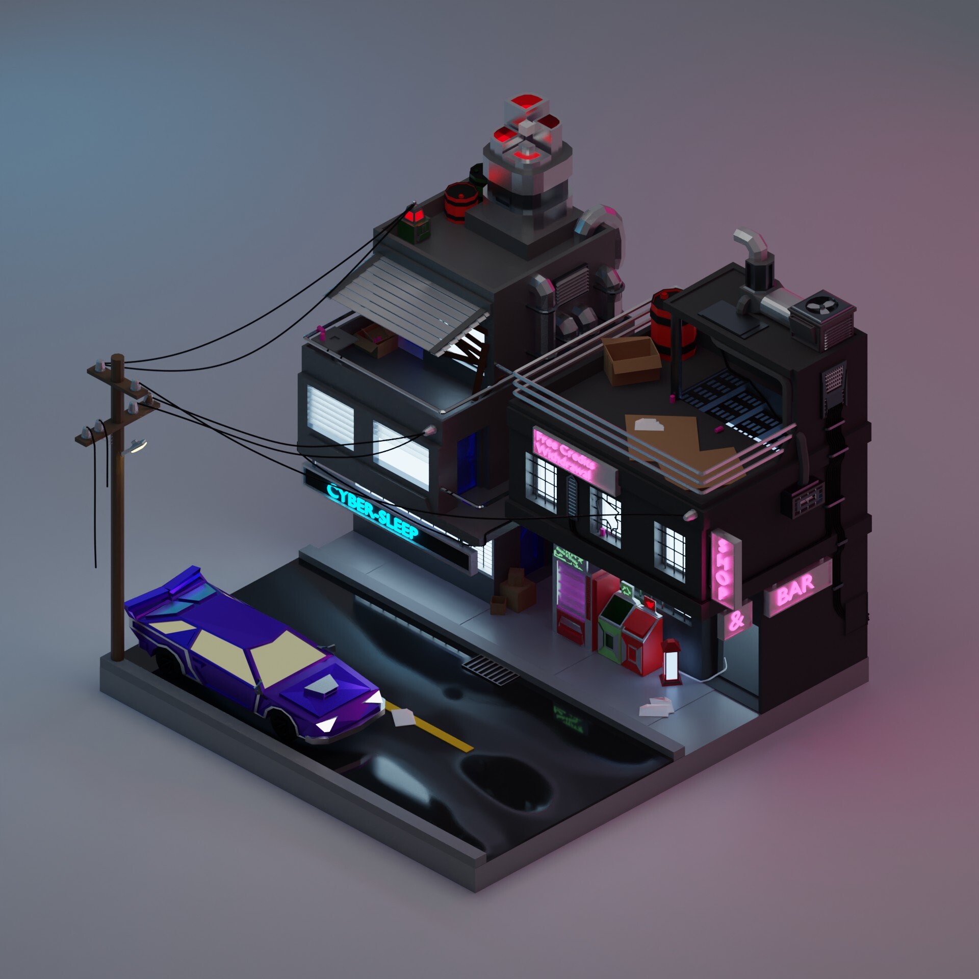 ArtStation - Cyber-City