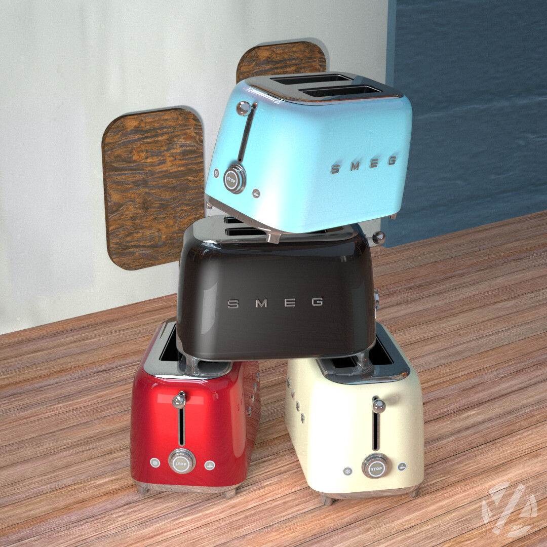 ArtStation - Smeg brand toaster