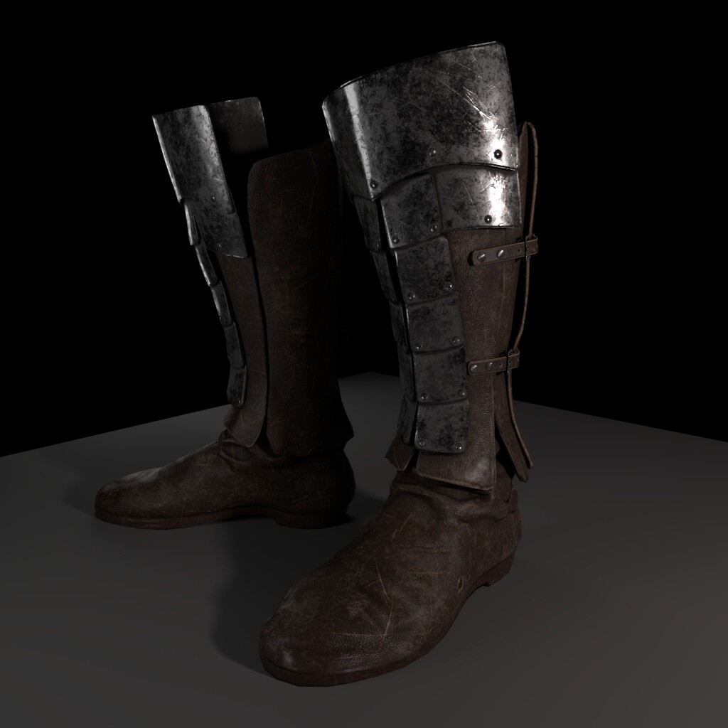 ArtStation - Metal Boots - Texture