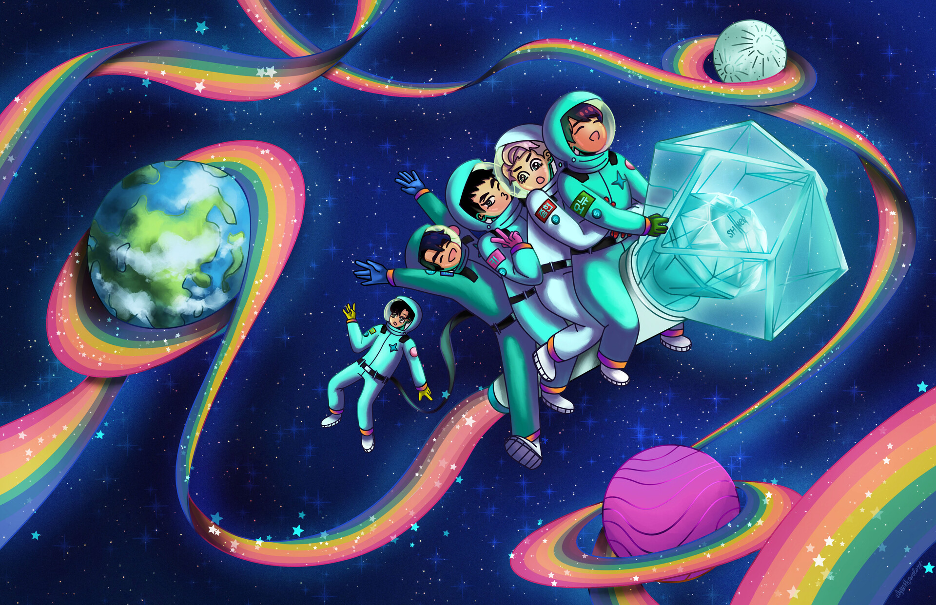 ArtStation - SHINee Space Ride
