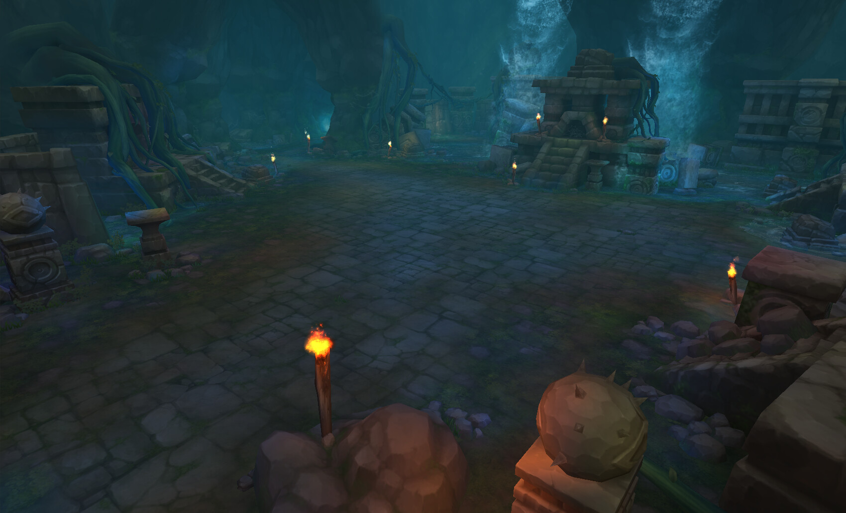 ArtStation - Stone Age World - In Game (Screen shot) - 속성던전 - 지.화.풍