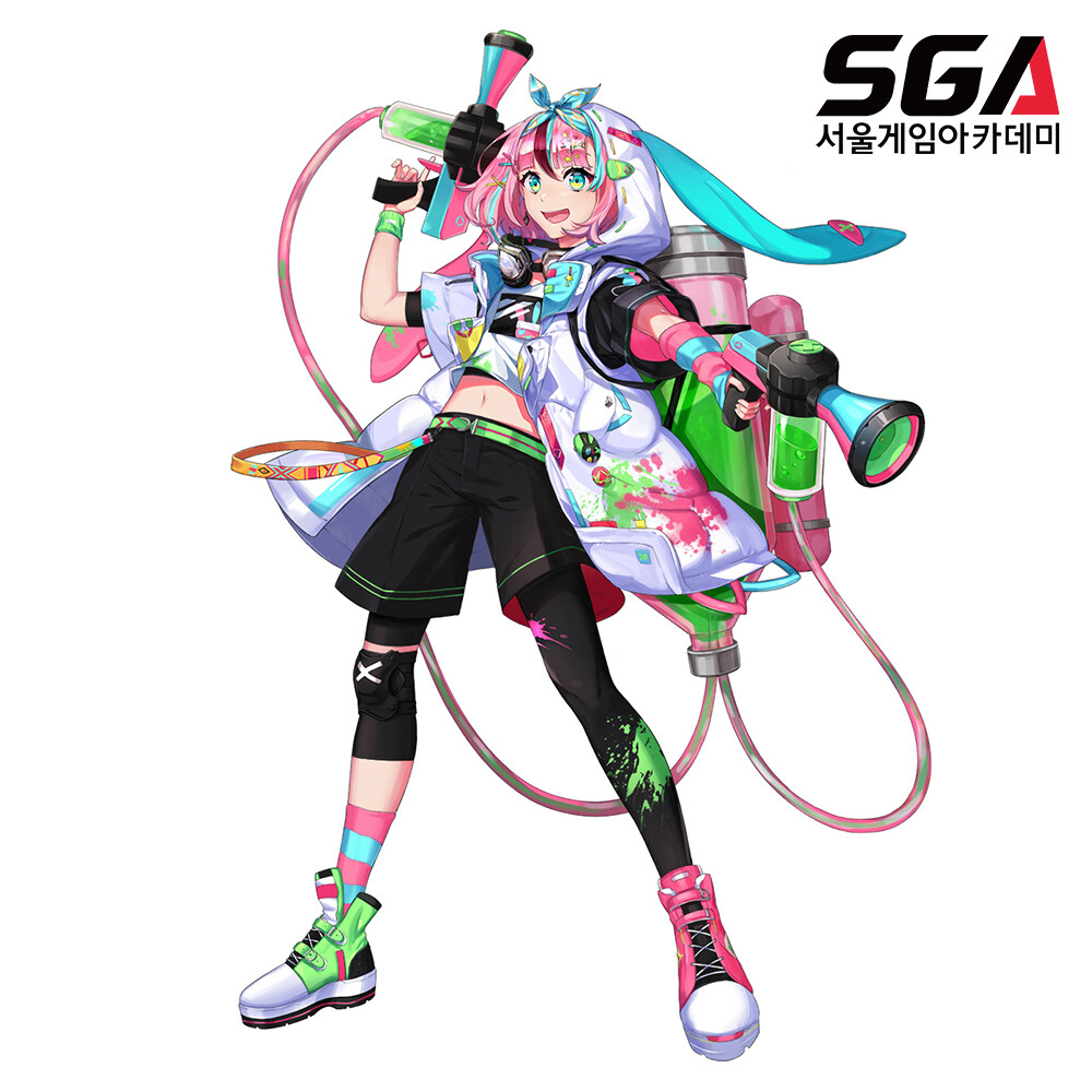 ArtStation - SGA_캐릭터 일러스트 학생작품