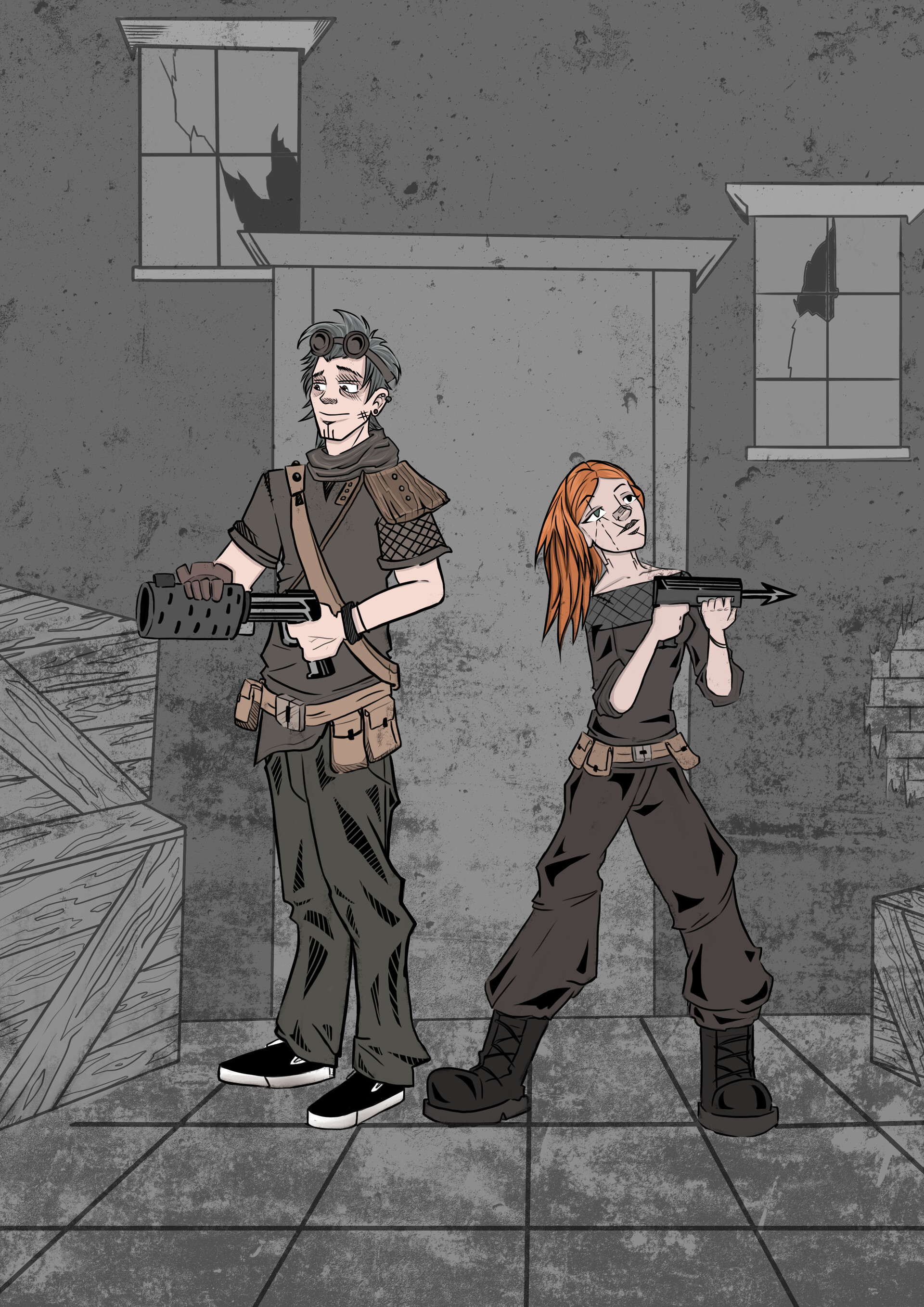 ArtStation - Rex and Ru in action