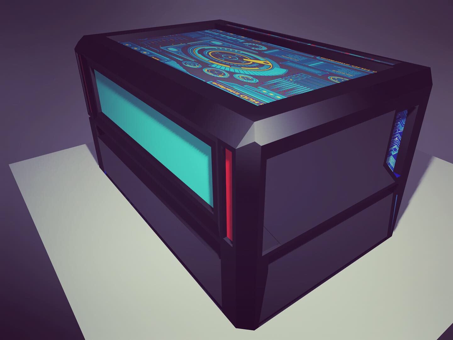 ArtStation - Cyberpunk Table