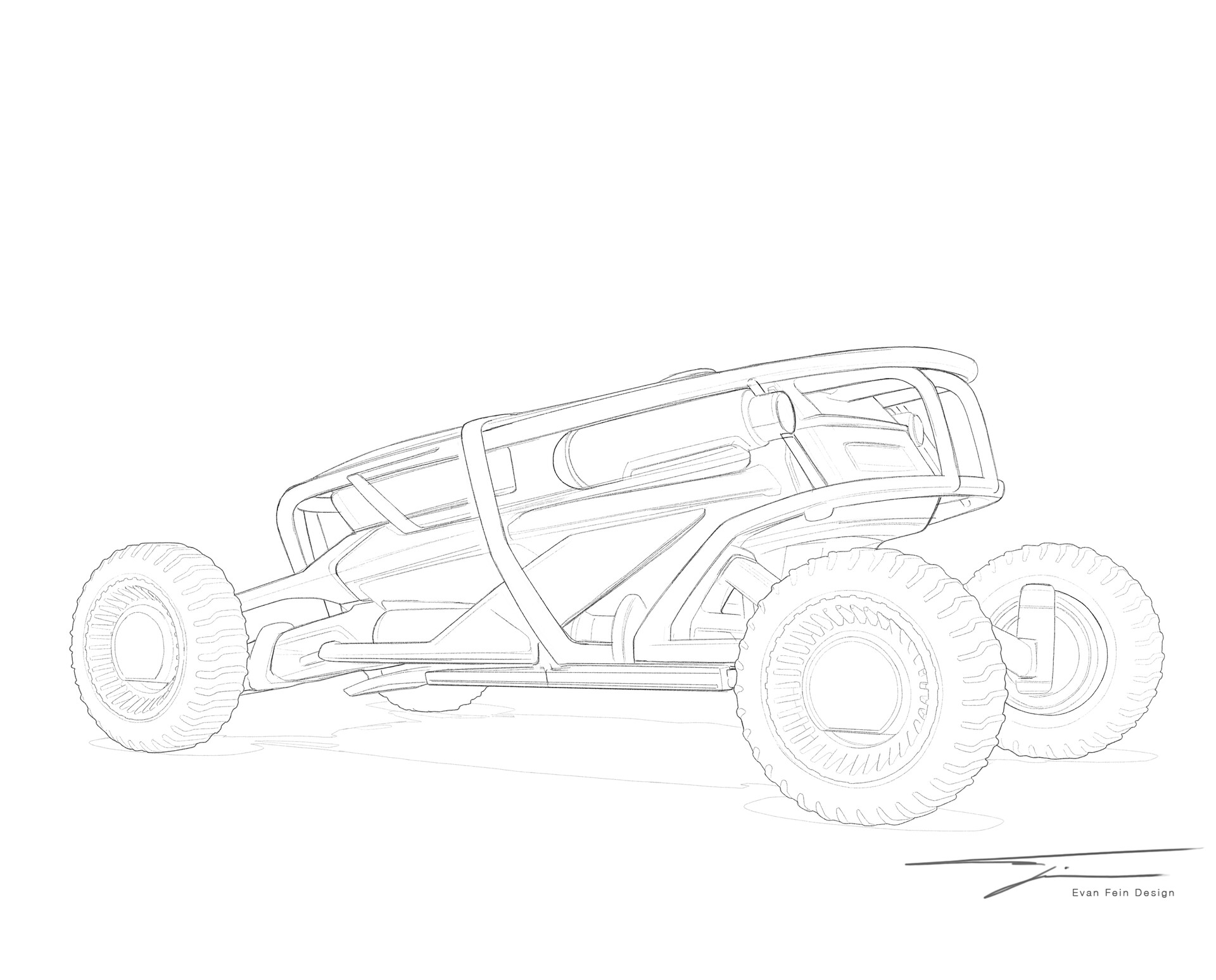 how to draw a moon buggy