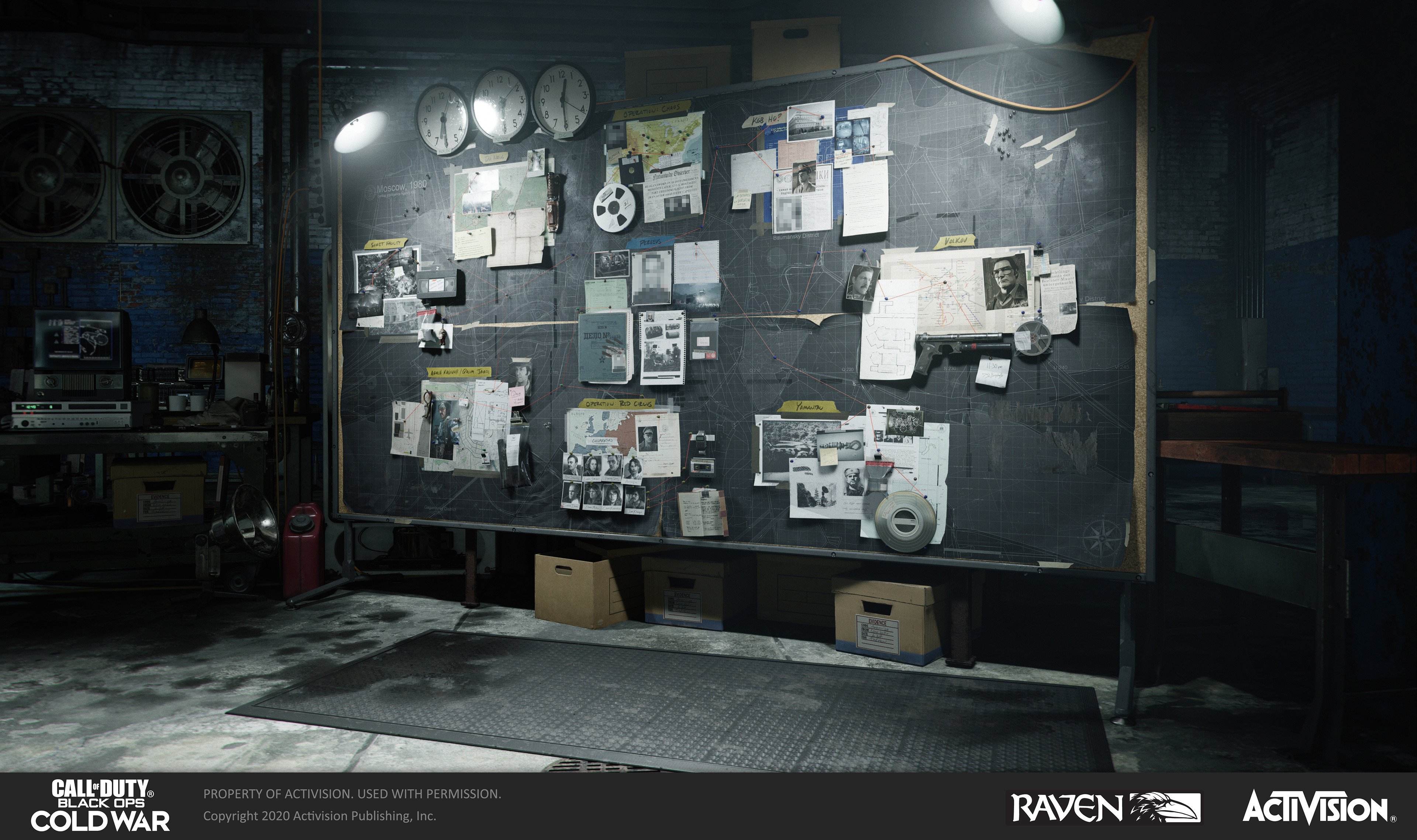 Alex Kreeger - Call of Duty: Black Ops Cold War - Safehouse Evidence Board