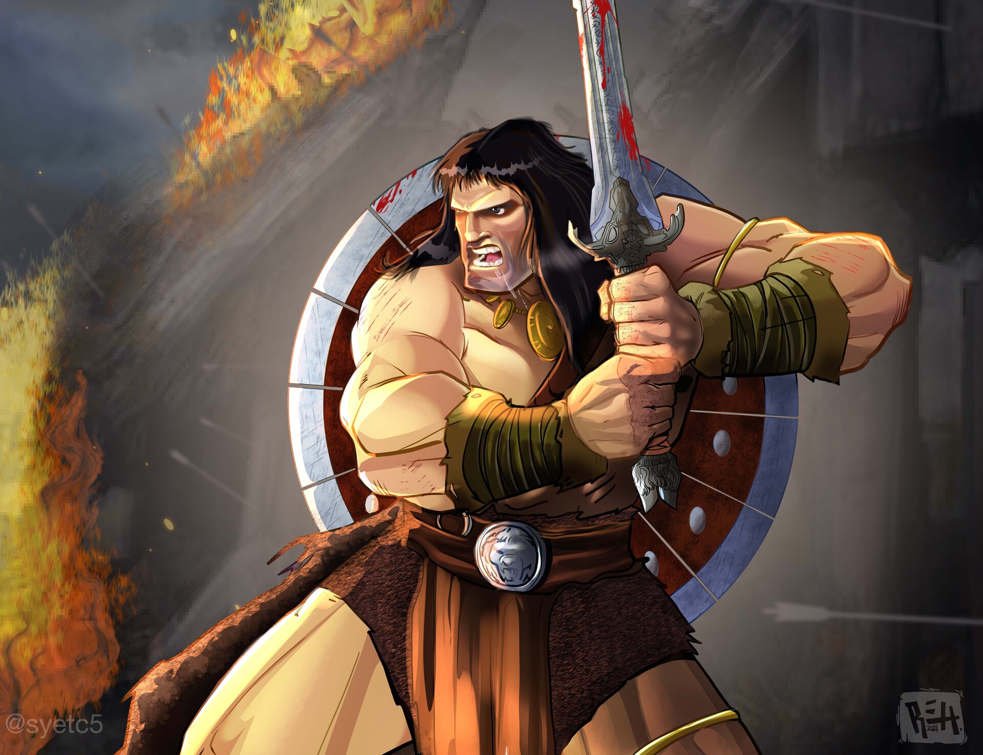 Artstation Conan The Barbarian