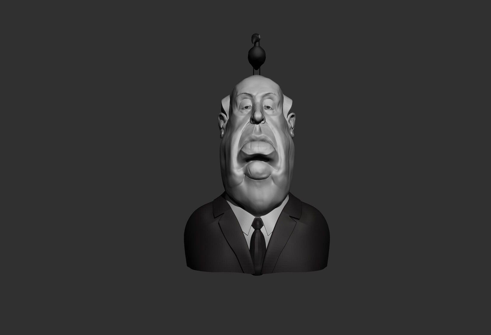 Artstation Hitchcock Caricature