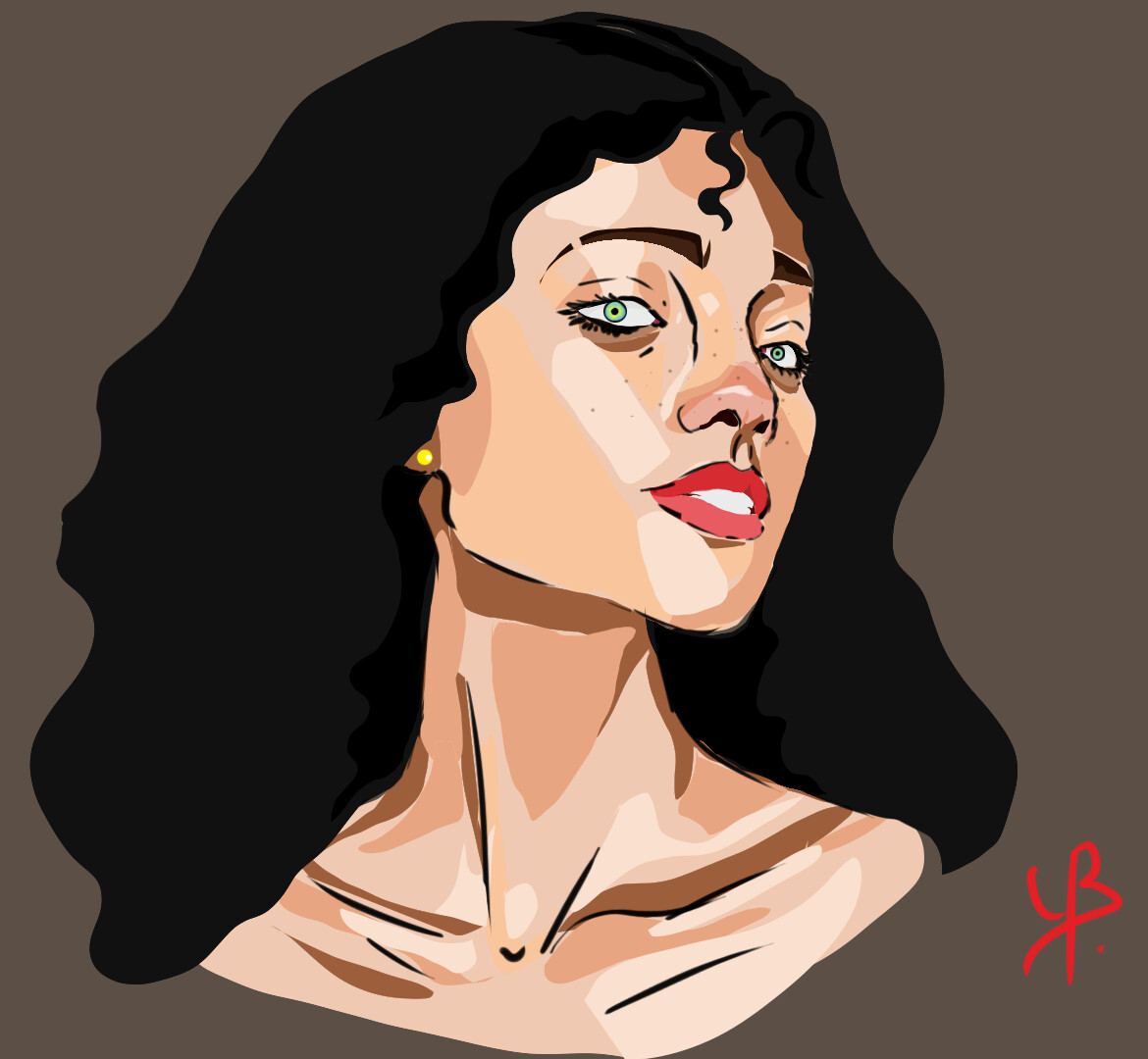 ArtStation - Stylized 2D Portait