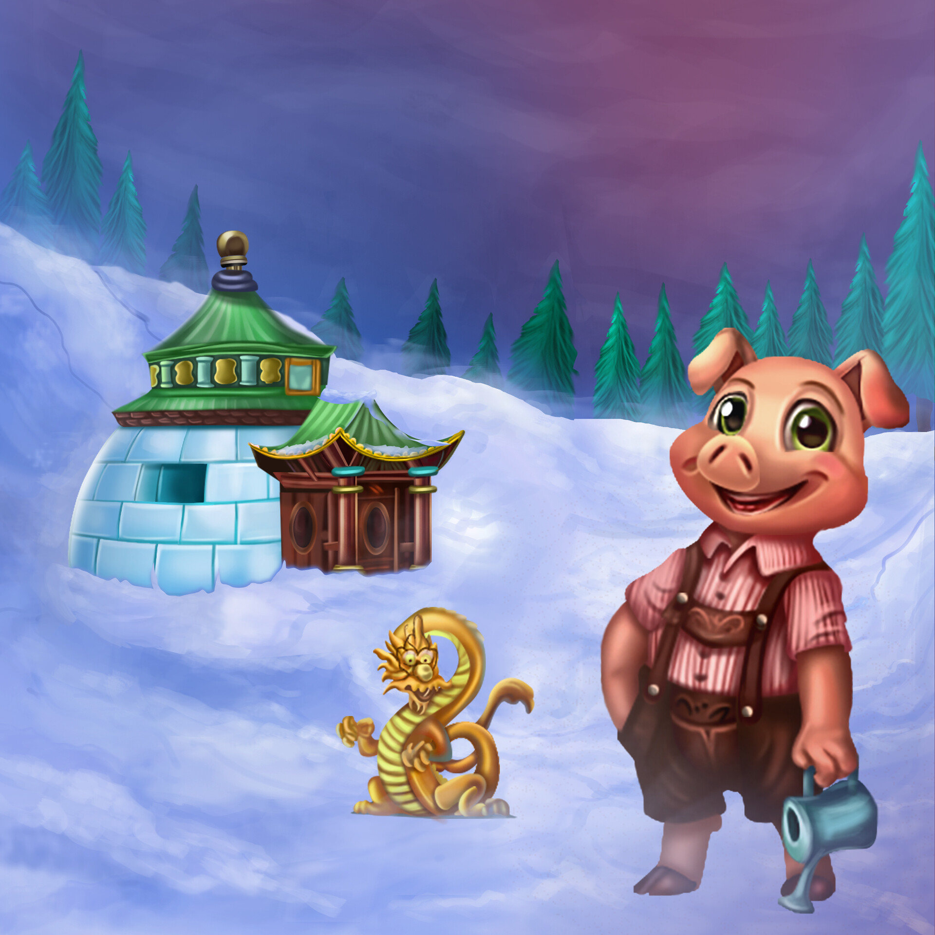 ArtStation - Ice land