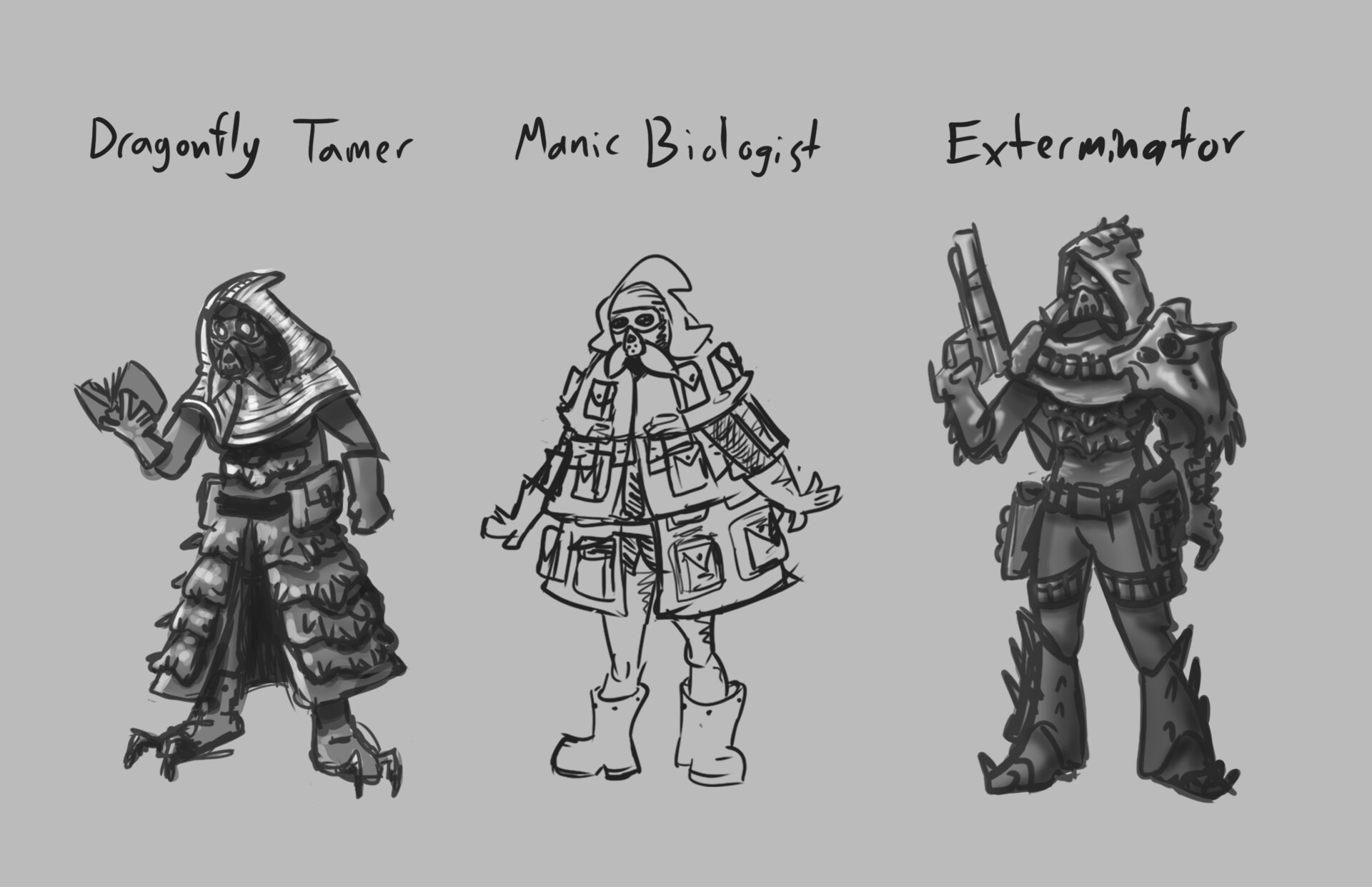 Mike Correia - The Exterminator - Character Turnaround