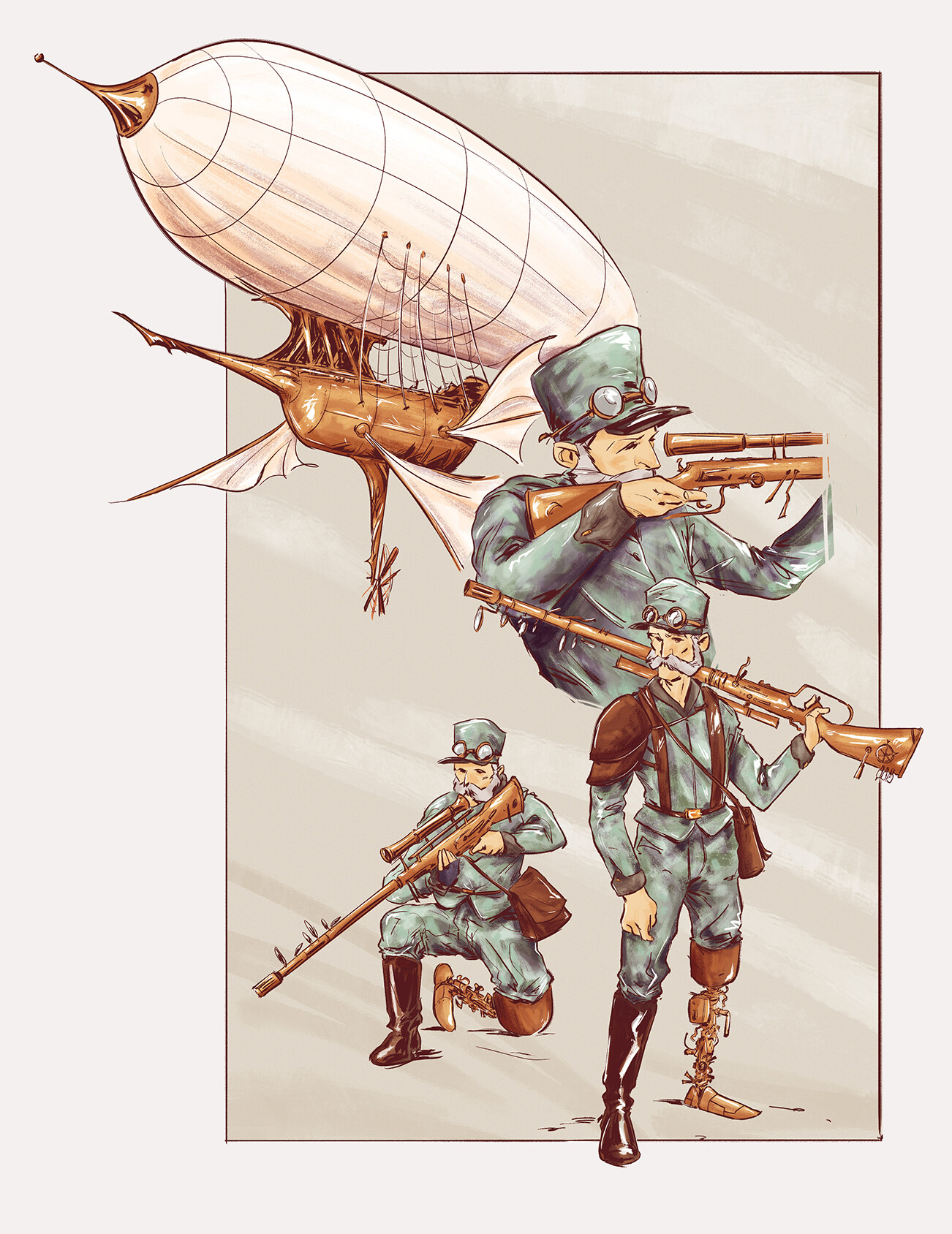 ArtStation - Steampunk sniper