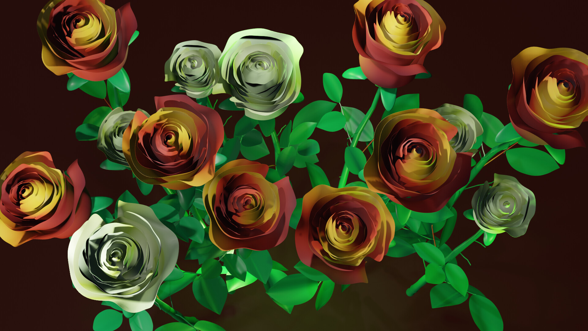 ArtStation - Roses. Blender
