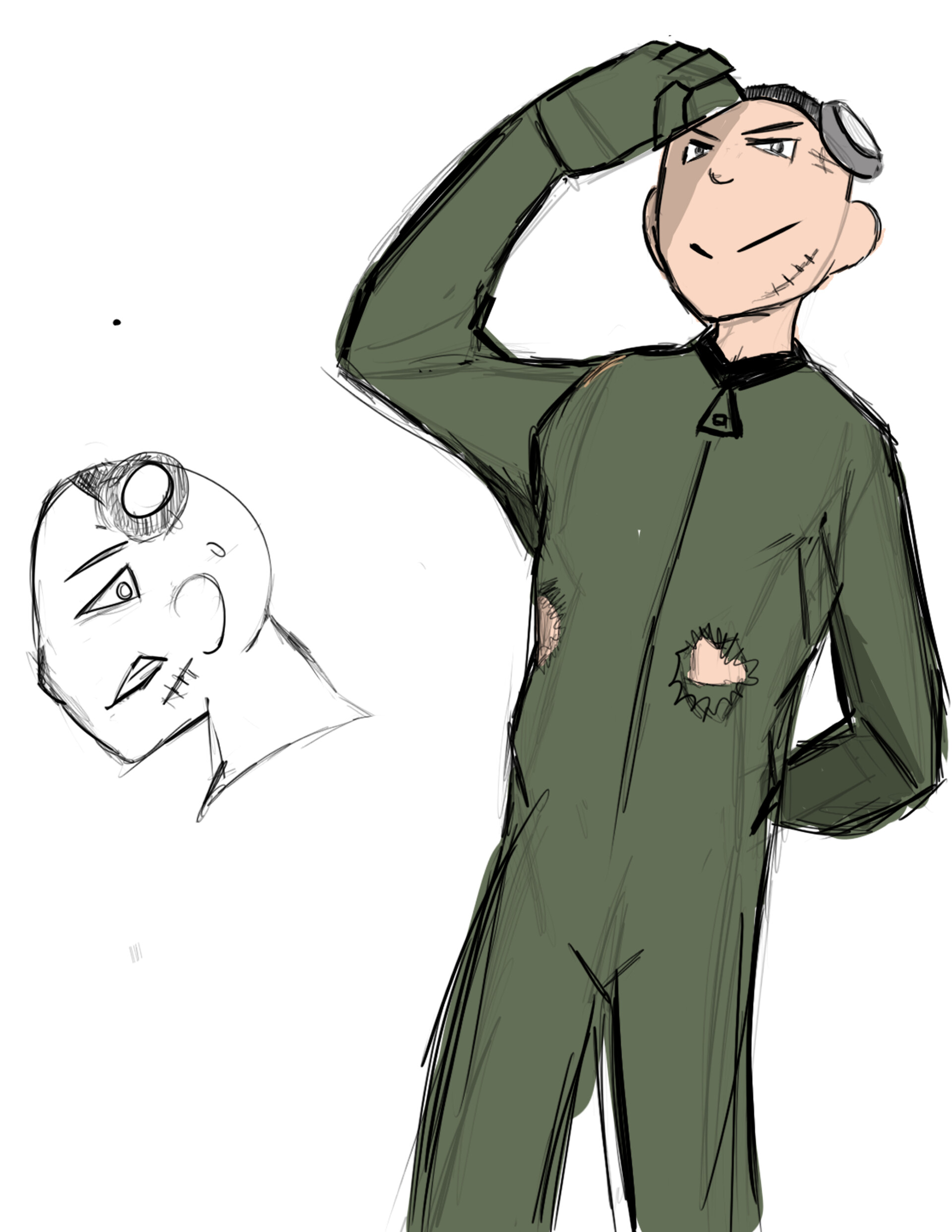 ArtStation - Rough Pilot Concept Art