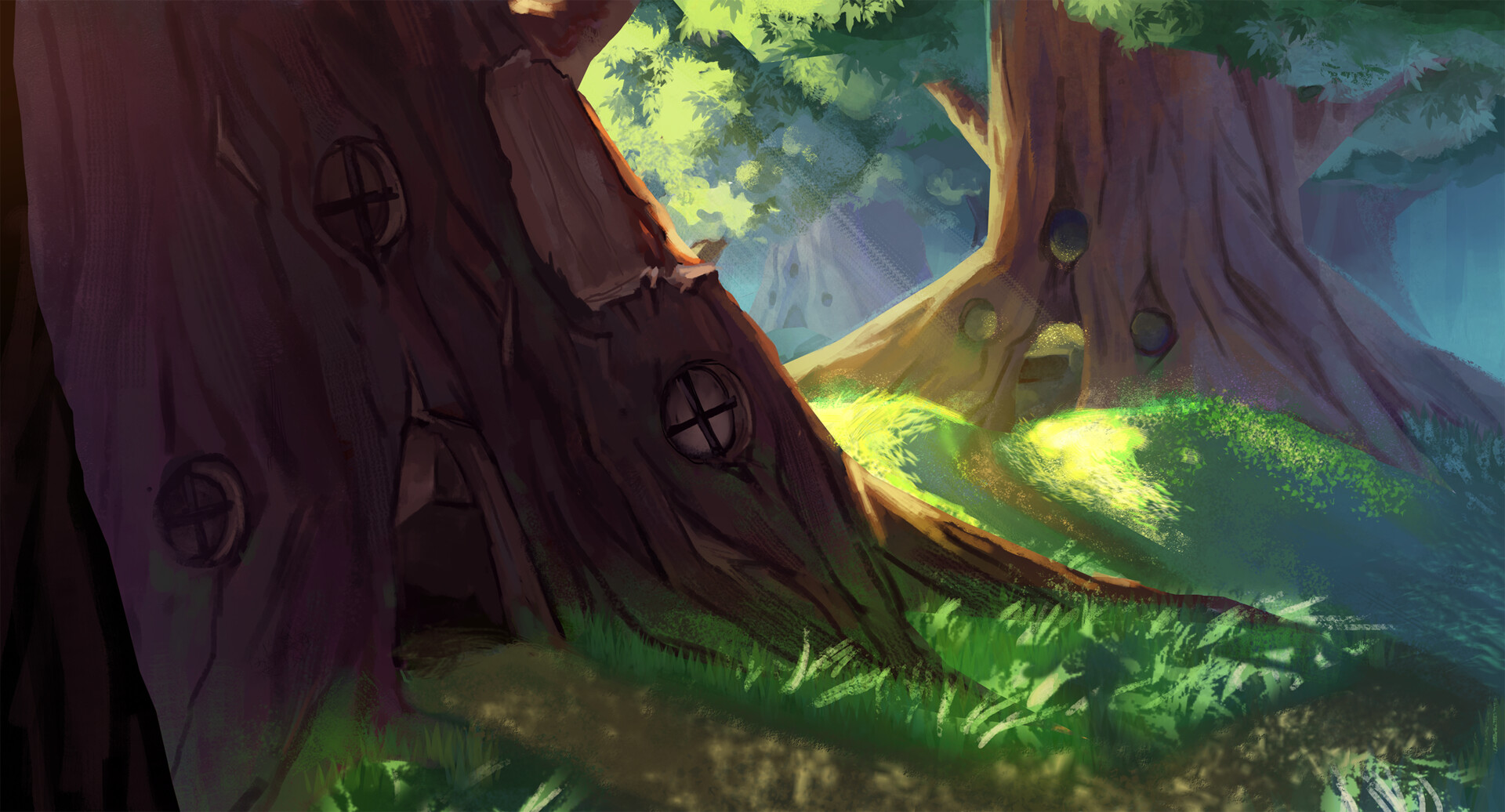 ArtStation - Fantasy Forest