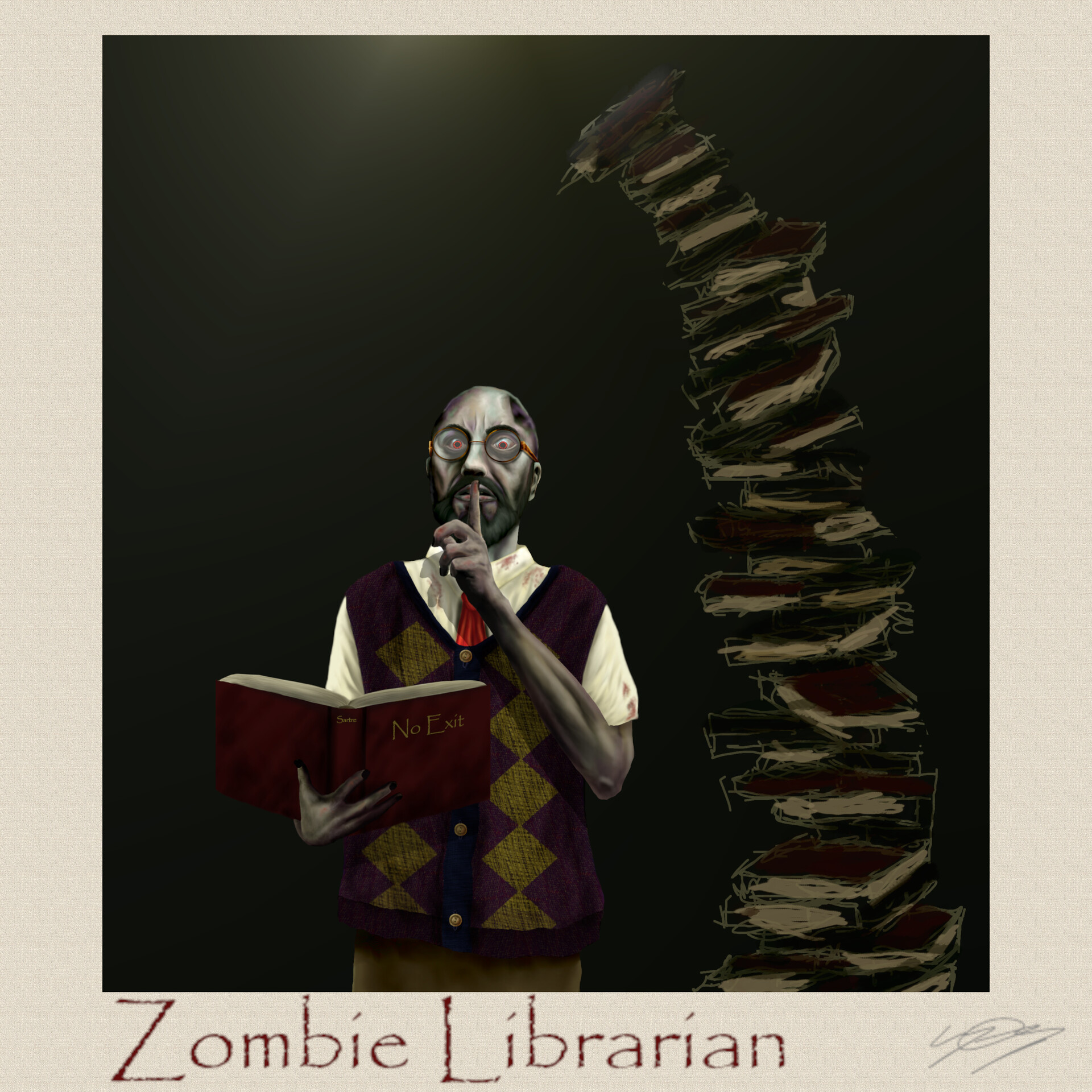 craig grivy - Zombie Librarian