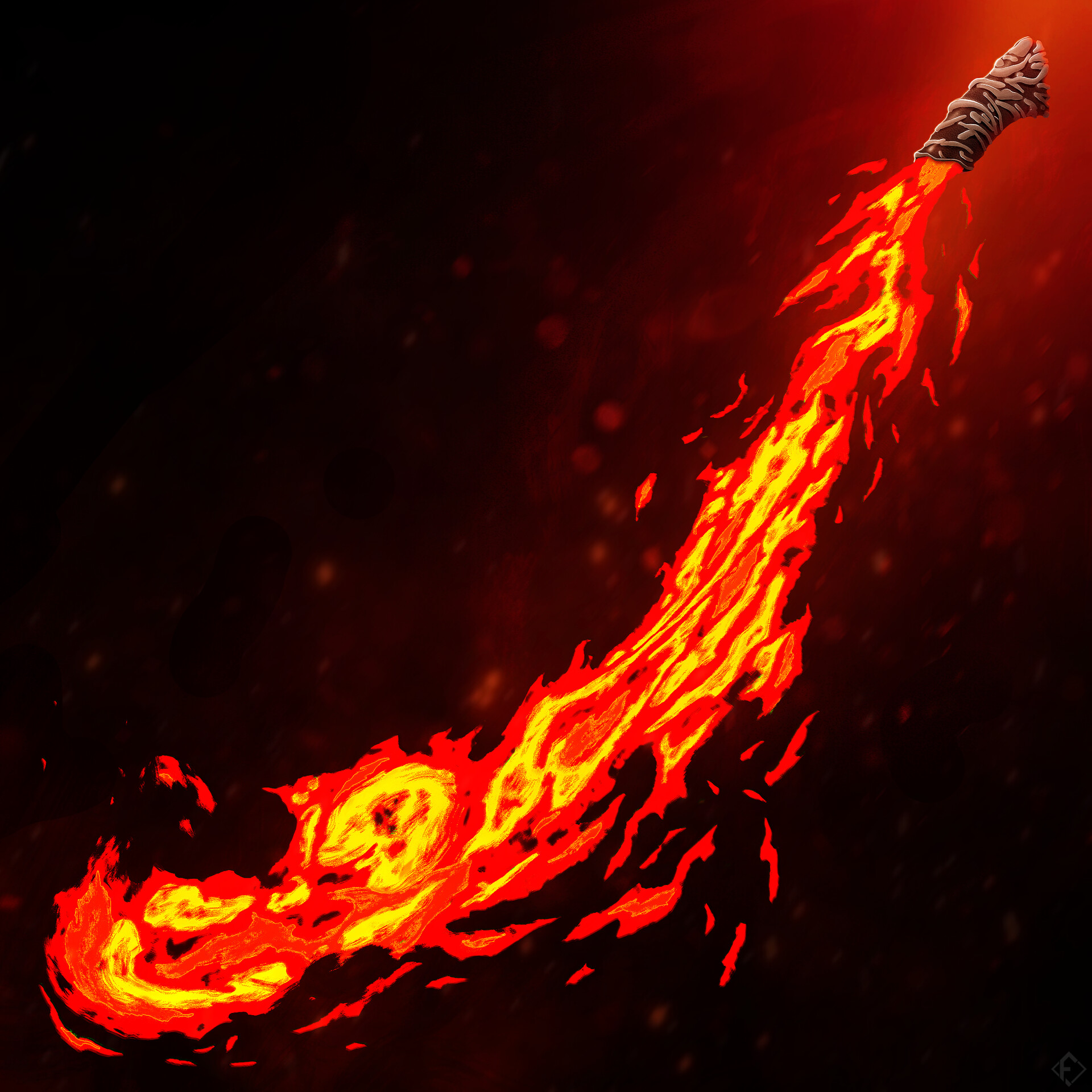 ArtStation - Fire Blade Concept