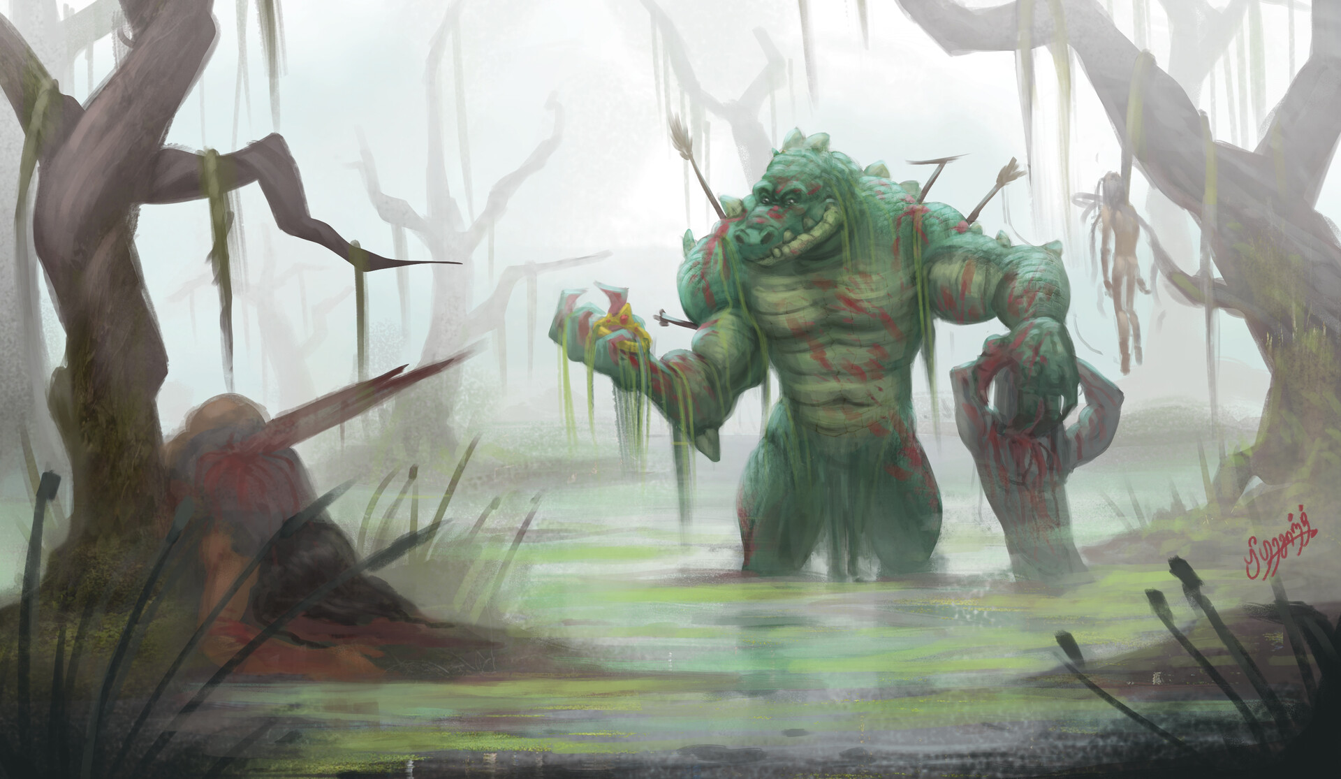 ArtStation - Swamp Killings