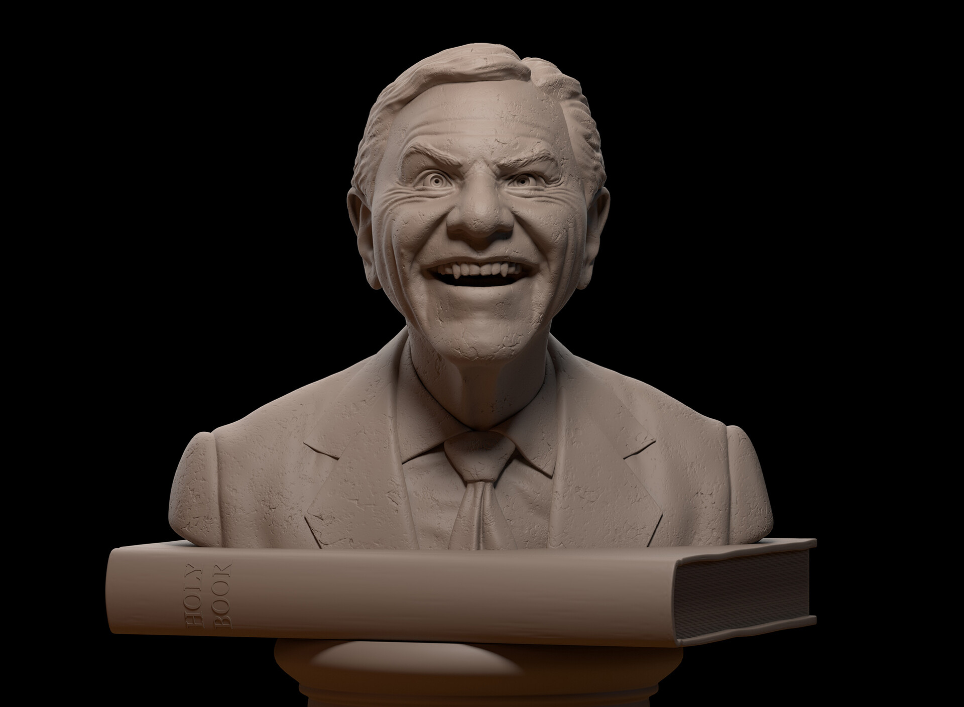 ArtStation - Kenneth Copeland portrait