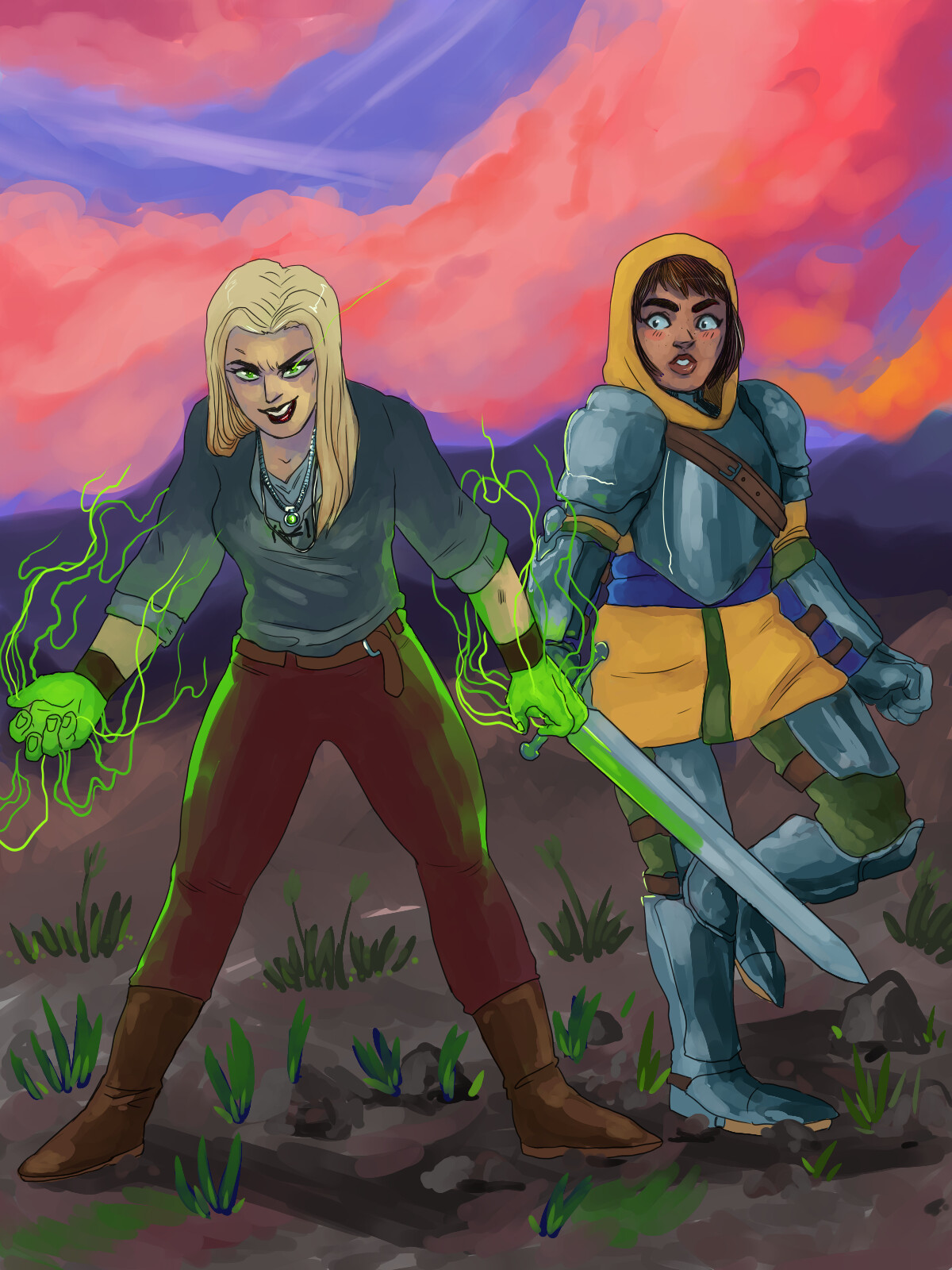 ArtStation - Oops, My Girlfriend is a Necromancer