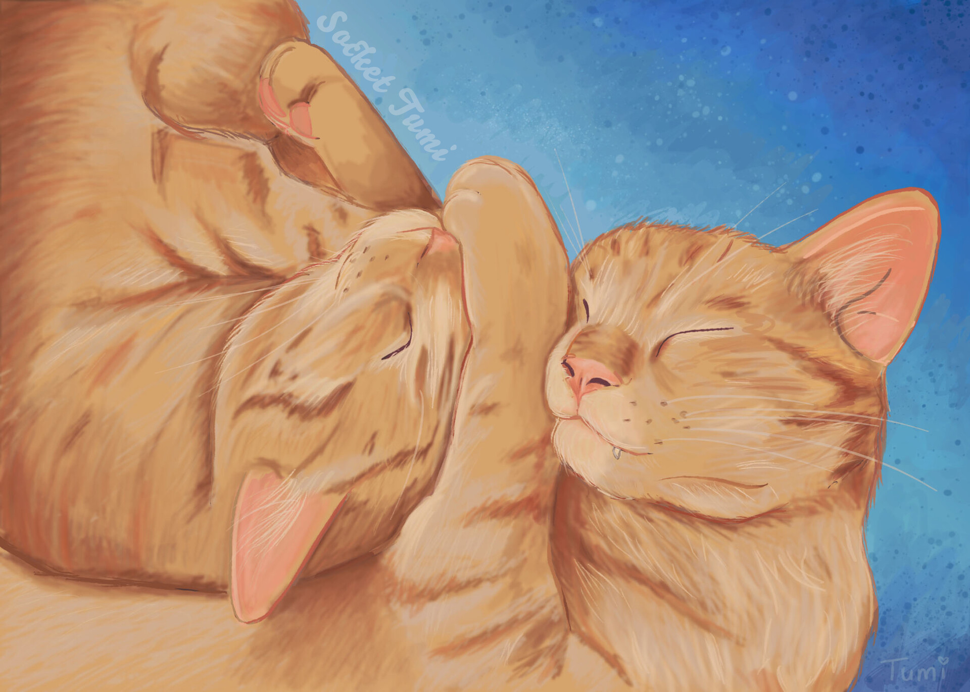 ArtStation - Two Cats