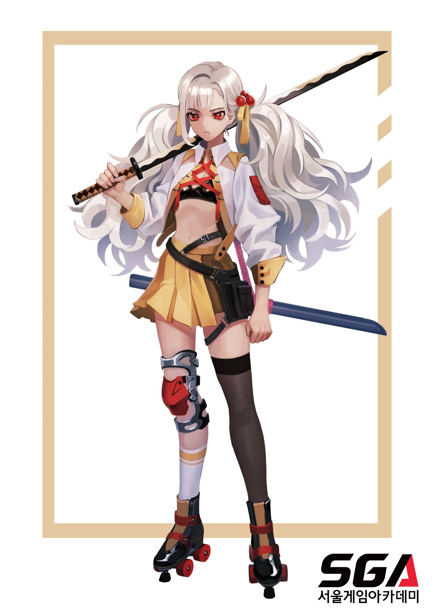 ArtStation - SGA_캐릭터 일러스트 학생작품