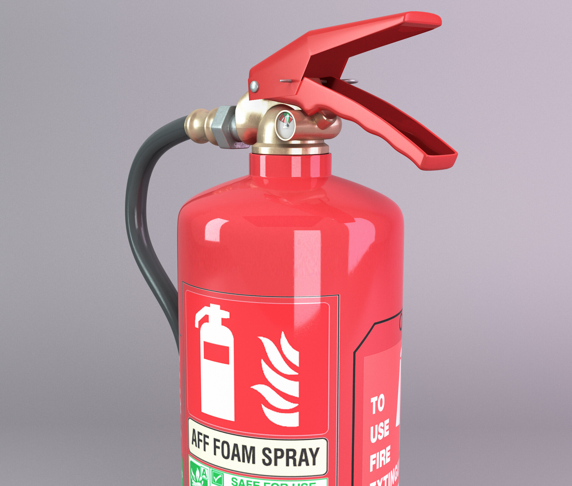 ArtStation - Foam fire extinguisher