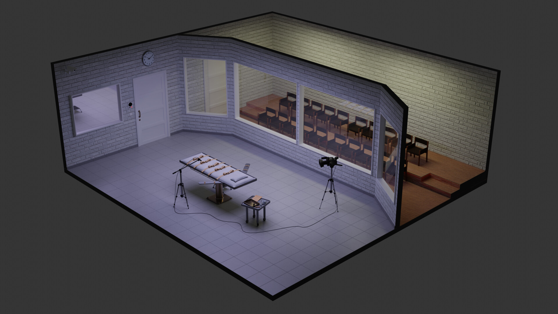 ArtStation - Isometric Death Penalty Room