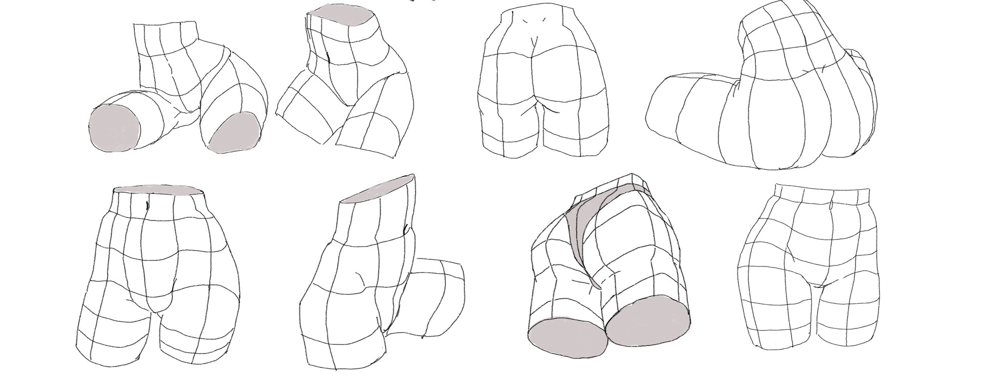 ArtStation - Anatomy Study - Hips