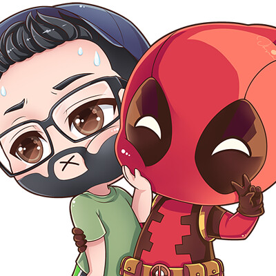 Spideypool Chibi