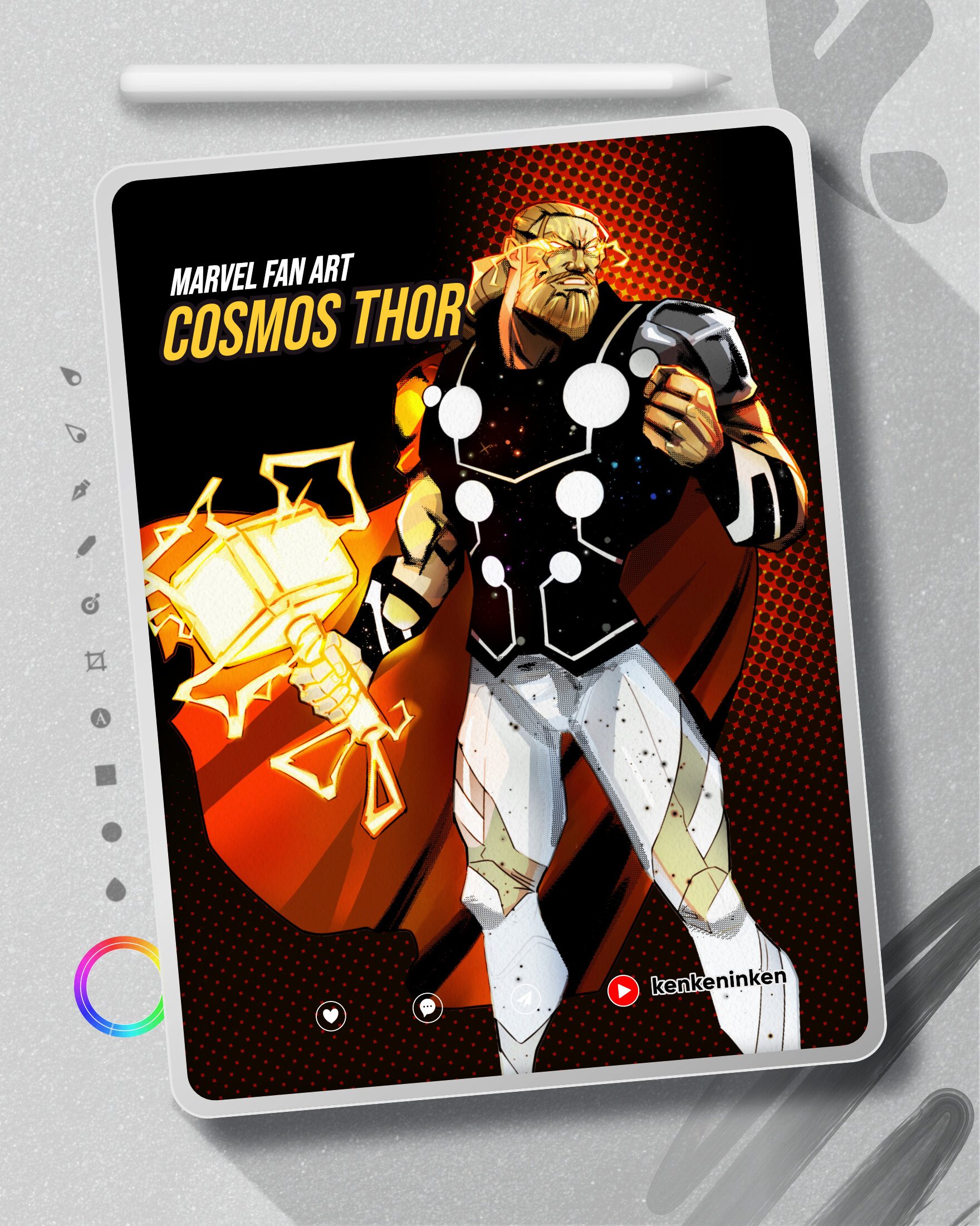ArtStation - ⭐ Marvel Fan Art - Cosmos Thor