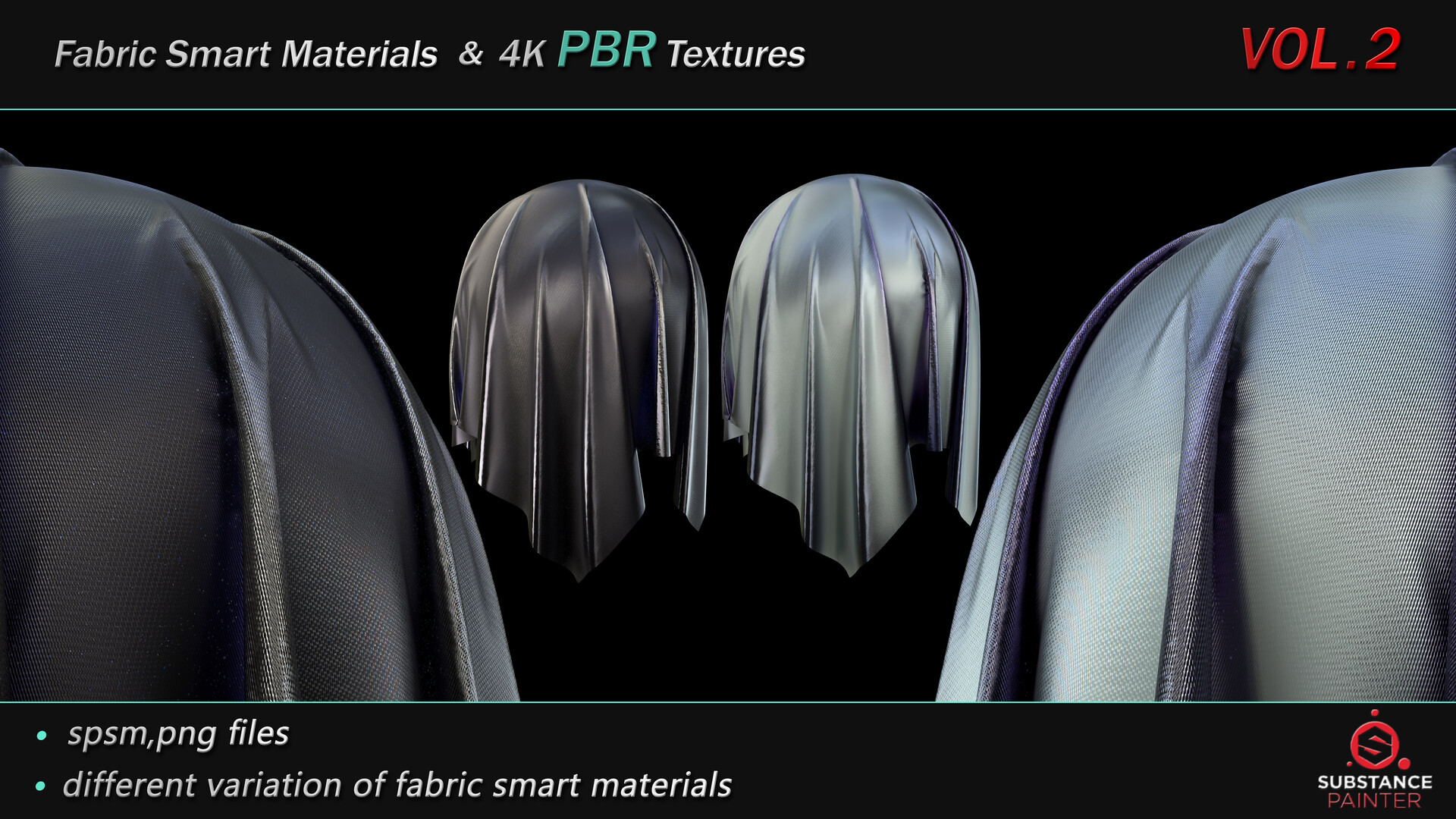 hossein-hamidi - 50 High Quality Fabric Smart Material Bundle + 4K PBR ...