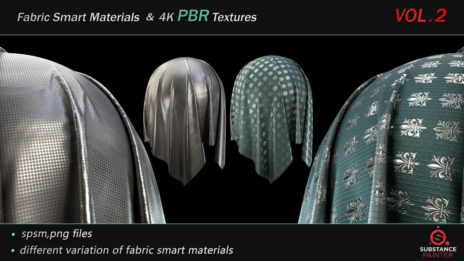 hossein-hamidi - 50 High Quality Fabric Smart Material Bundle + 4K PBR ...