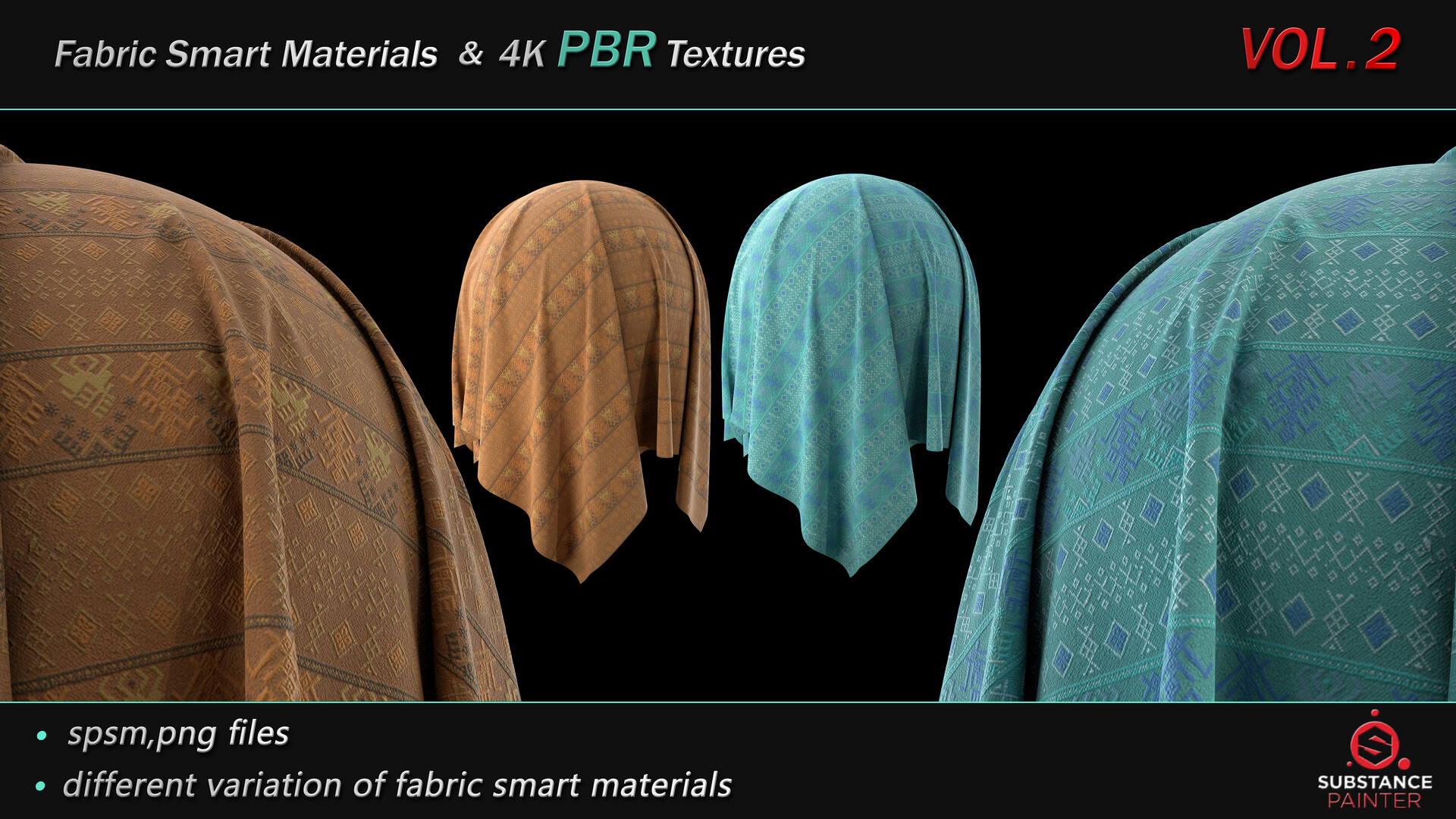 hossein-hamidi - 50 High Quality Fabric Smart Material Bundle + 4K PBR ...
